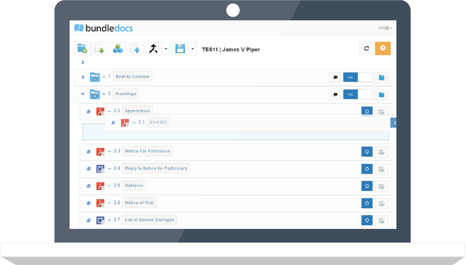 Changes Made Simple — Bundledocs