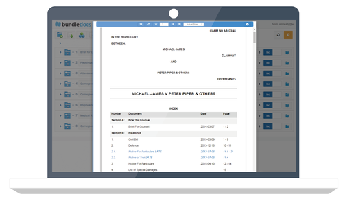 Document Indexing — Bundledocs