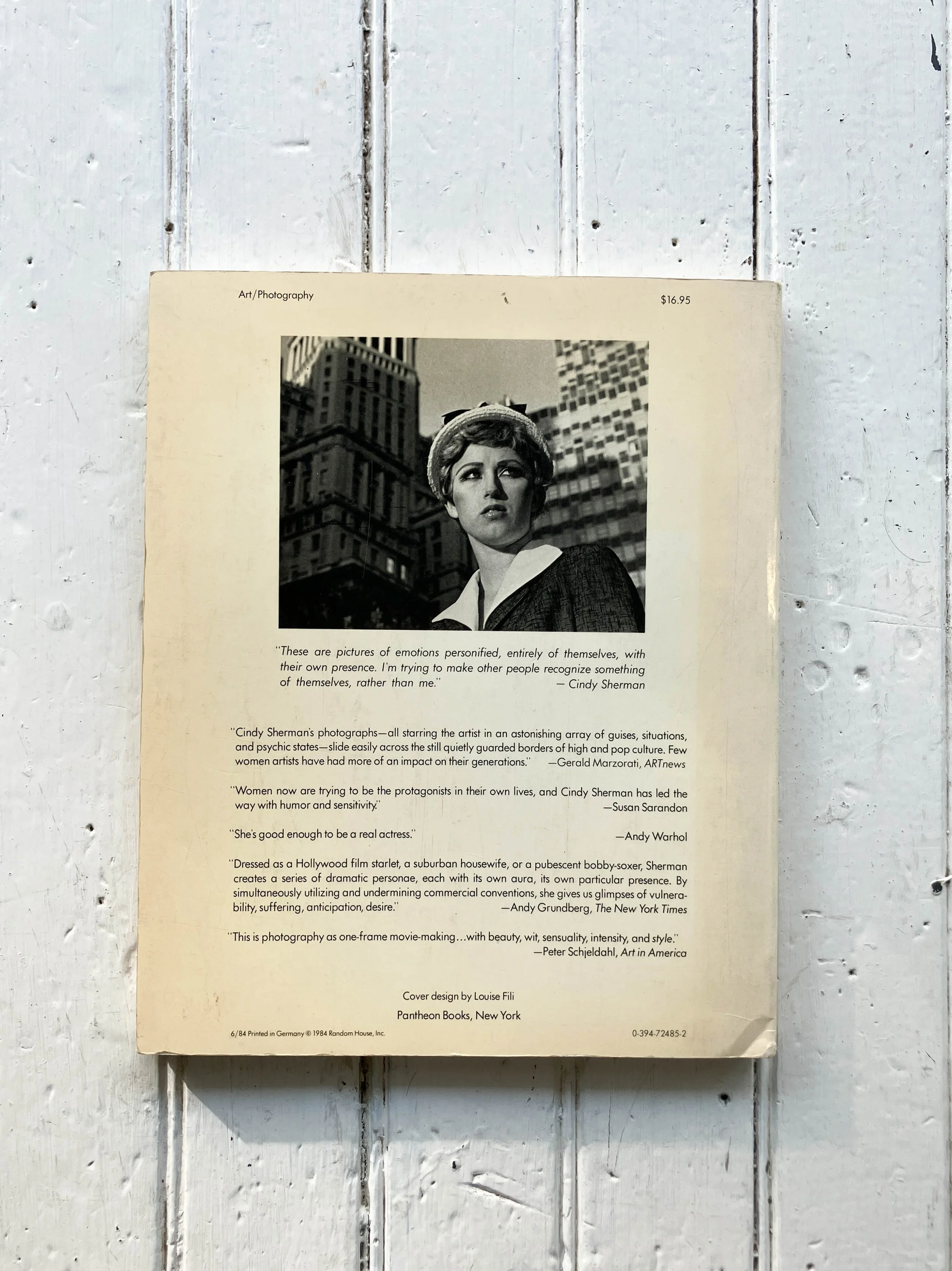 1984 Cindy Sherman First Edition Photo Book — Wayward Collection