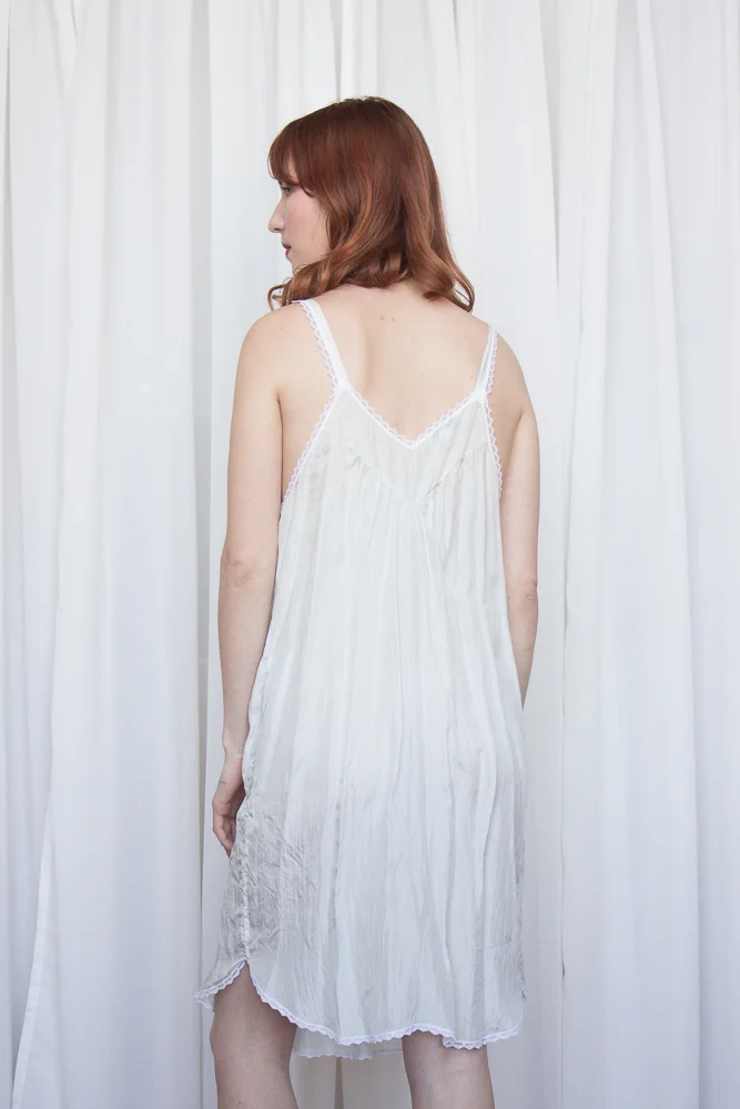 1980s Gossamer Silk Nightgown and Robe — Wayward Collection