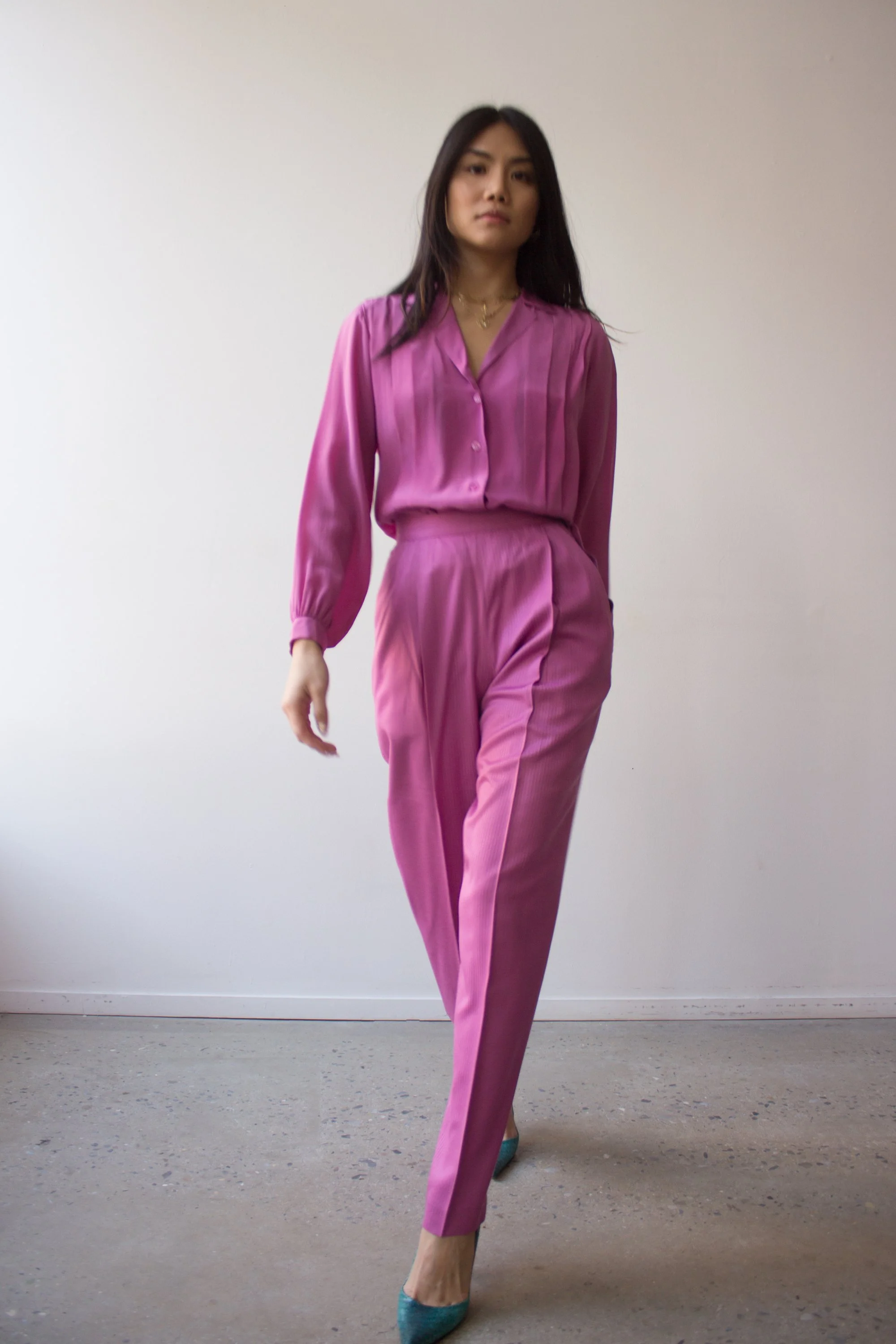 1980s Orchid Pink Matching Set — Wayward Collection