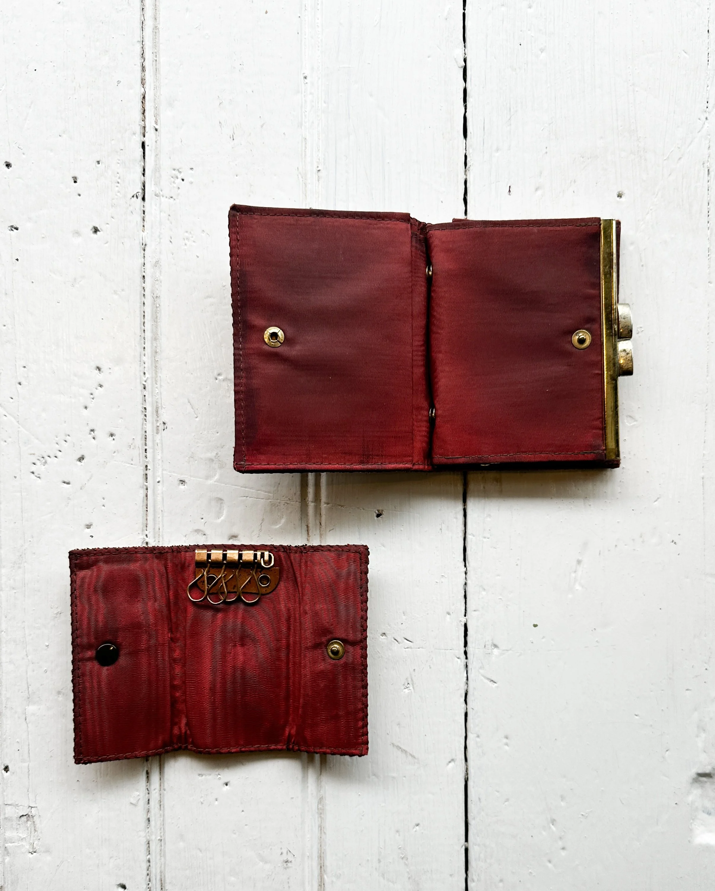 1970s Whiting & Davis Zebra Metal Mesh Wallet and Key Covers — Wayward ...