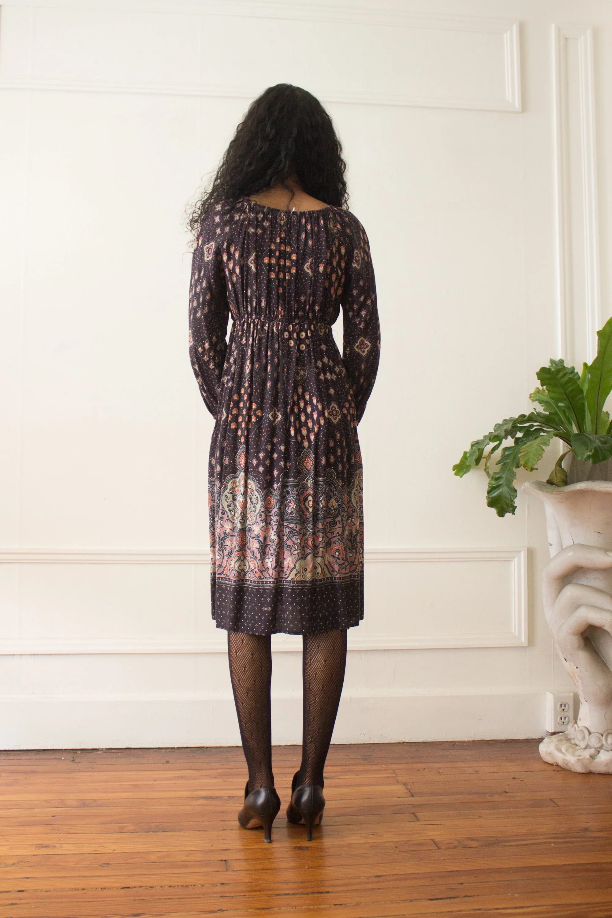 1970s Provençal Empire Waist Dress — Wayward Collection
