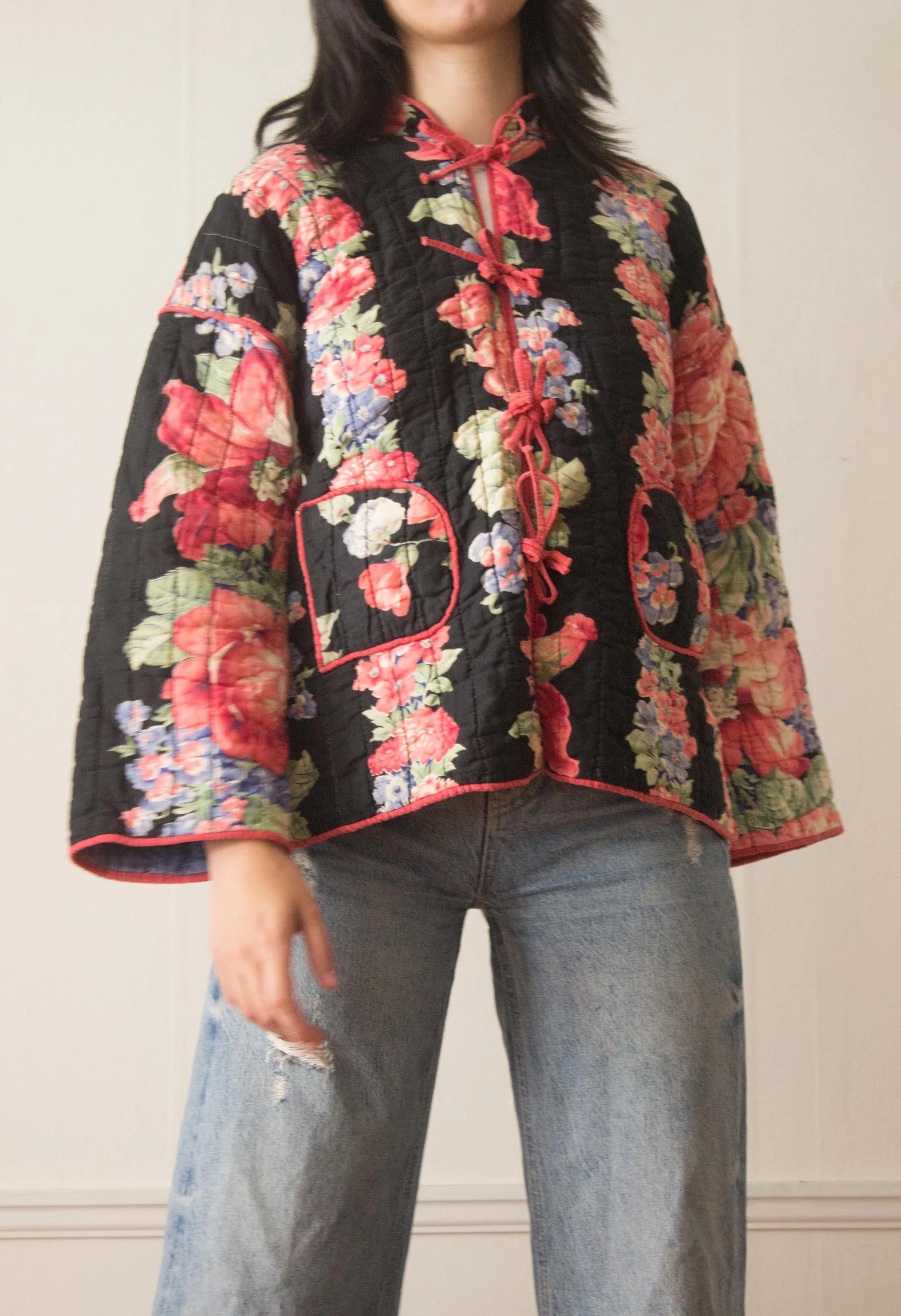 1970s Provençal Floral Quilted Jacket — Wayward Collection