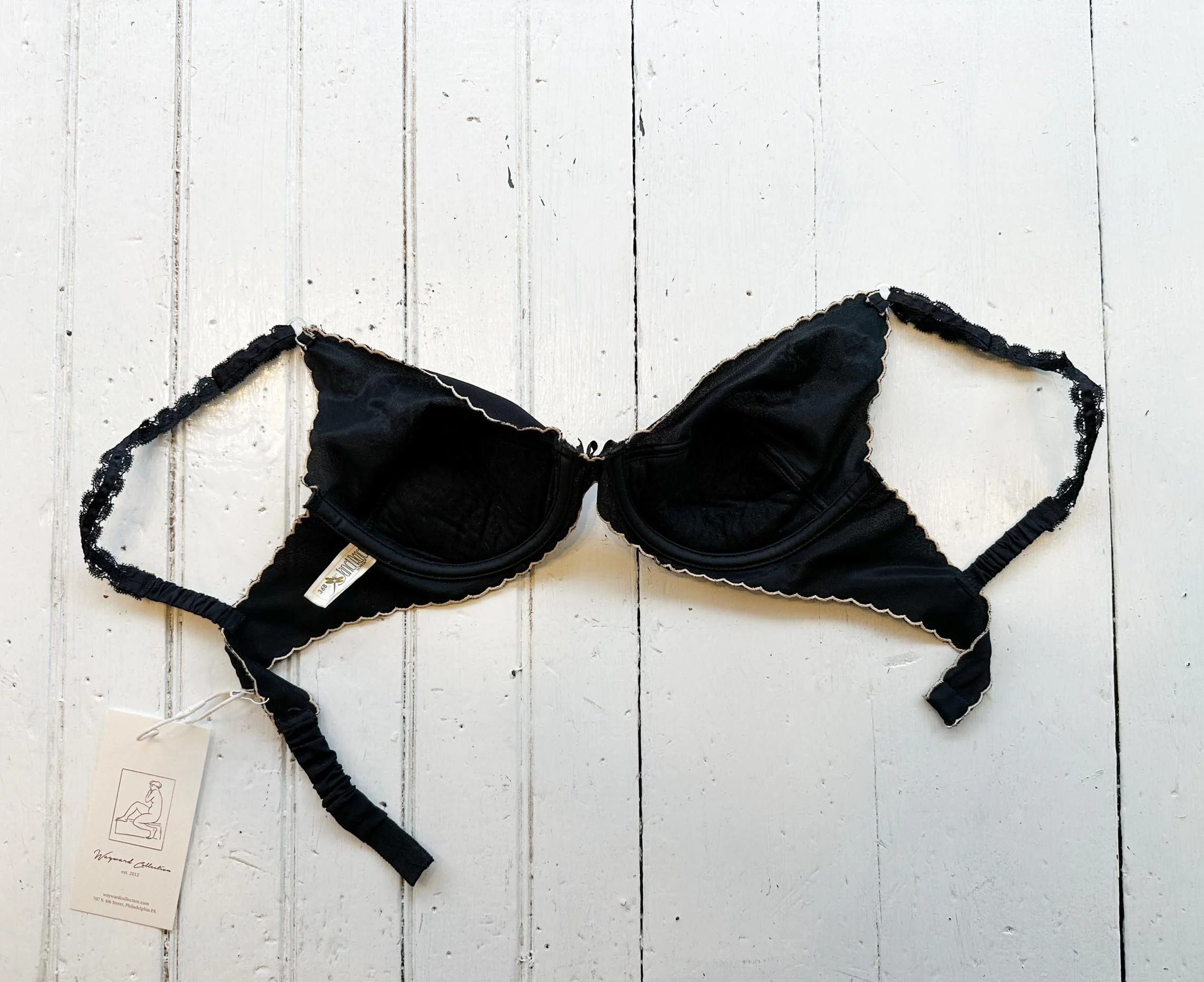 1970s Janet Reger London Silk Embroidered Bra — Wayward Collection