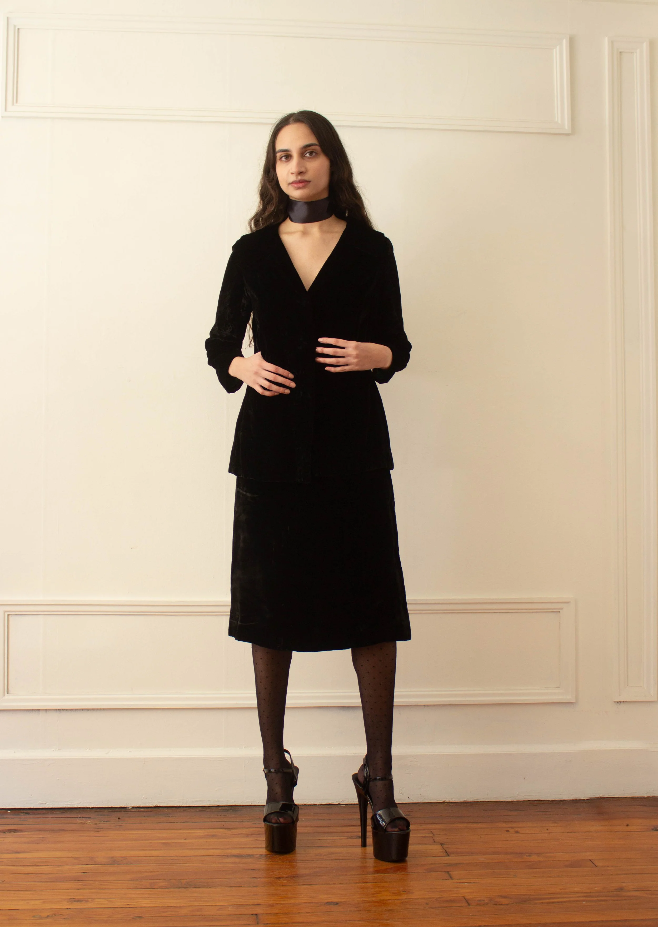 1960s Christian Dior Silk Velvet Suit — Wayward Collection