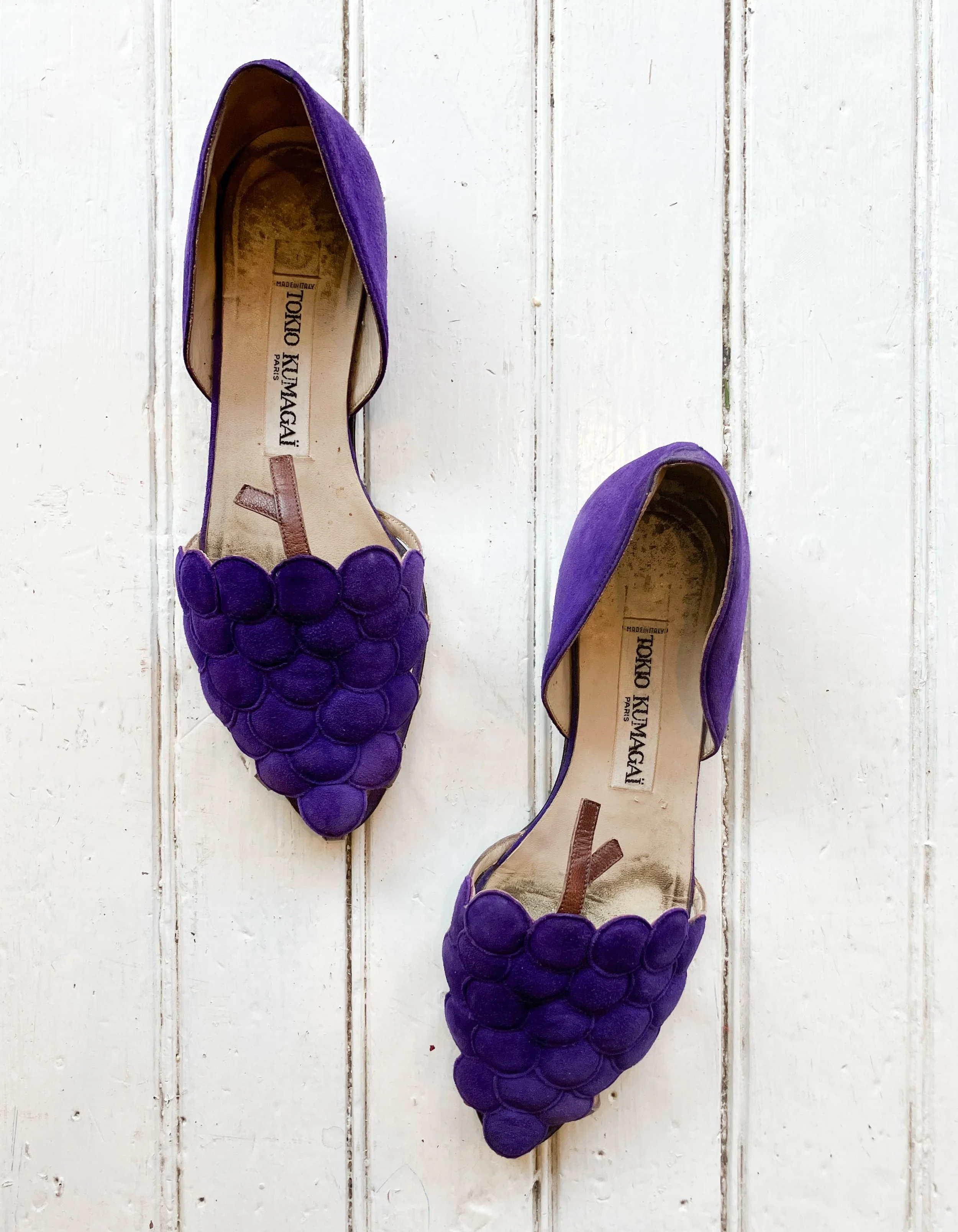 RARE 1987 Tokio Kumagai Purple Grapes d'Orsay Flat — Wayward Collection