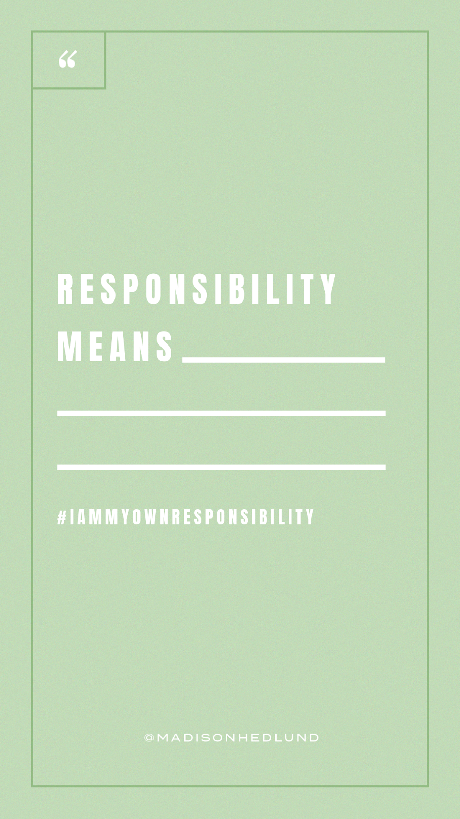 10 Liberating Lessons I’ve Learned about taking personal responsibility ...