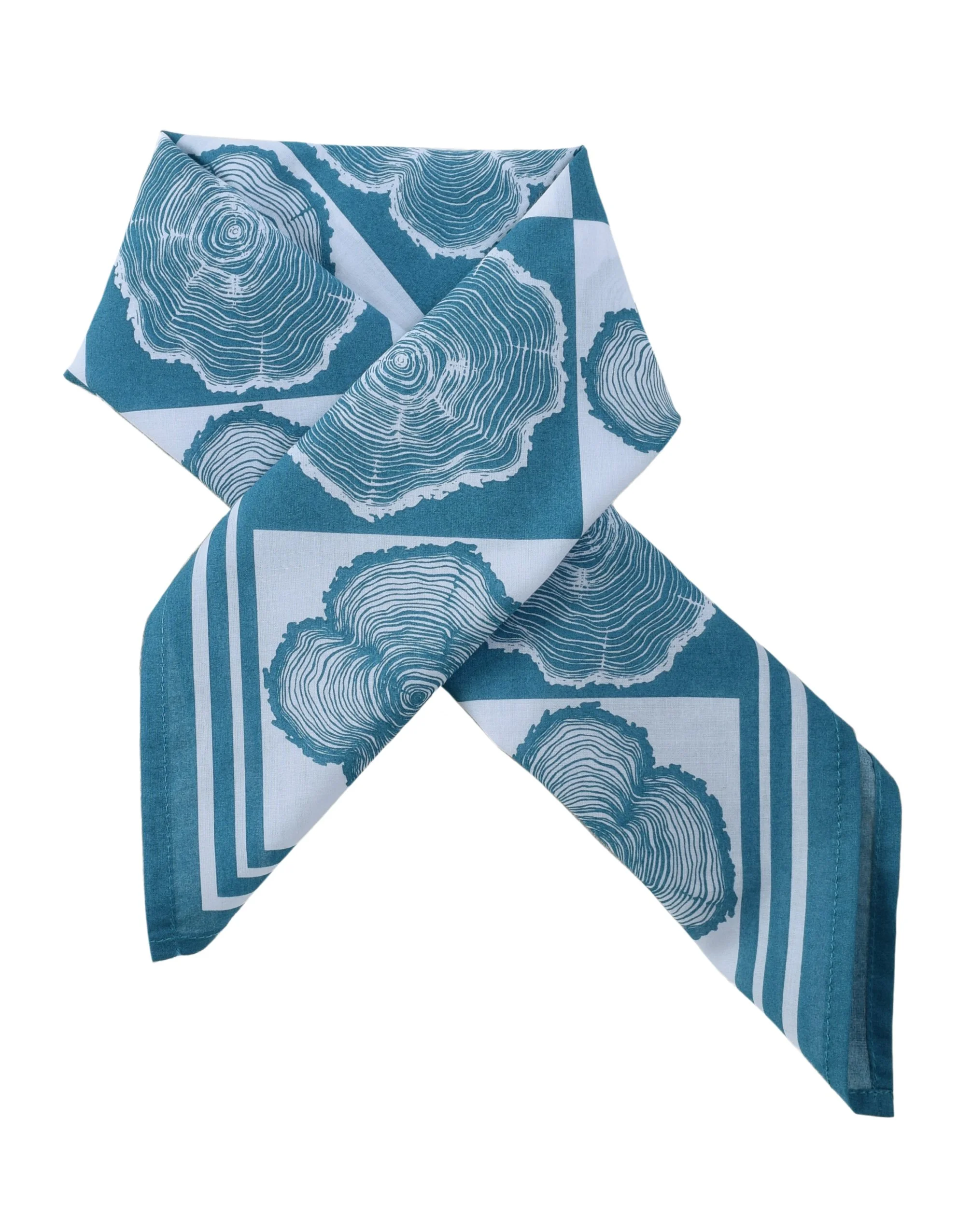100% cotton tree ring bandana — Hearth and Harrow100% cotton tree ring ...