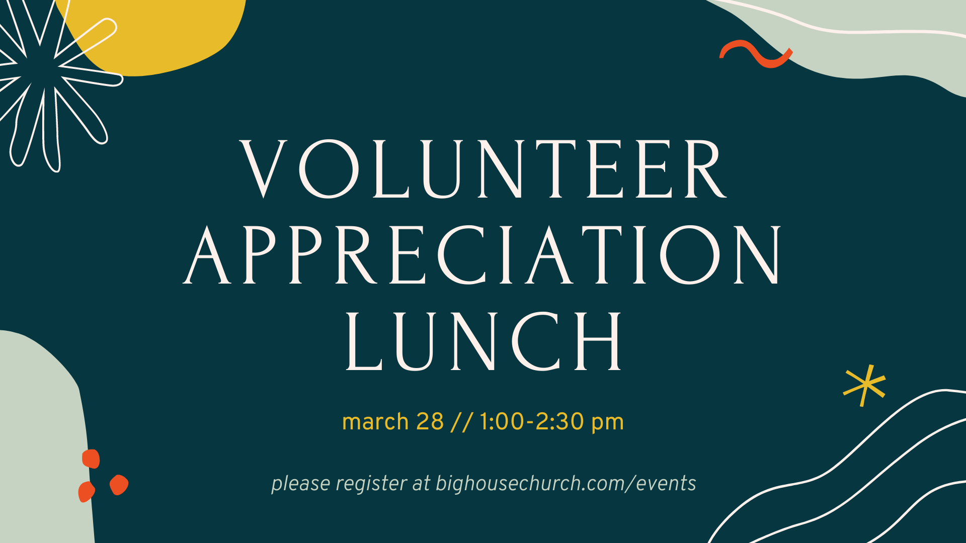 Appreciation Luncheon Flyer