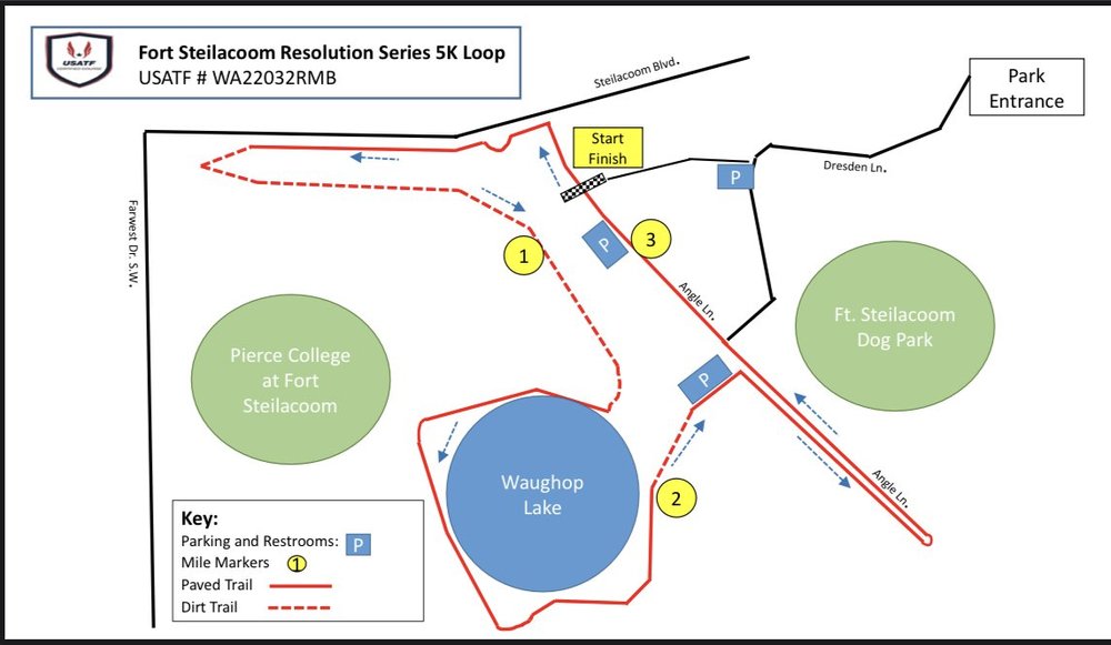 Fort Steilacoom Map — Tacoma City Running Club