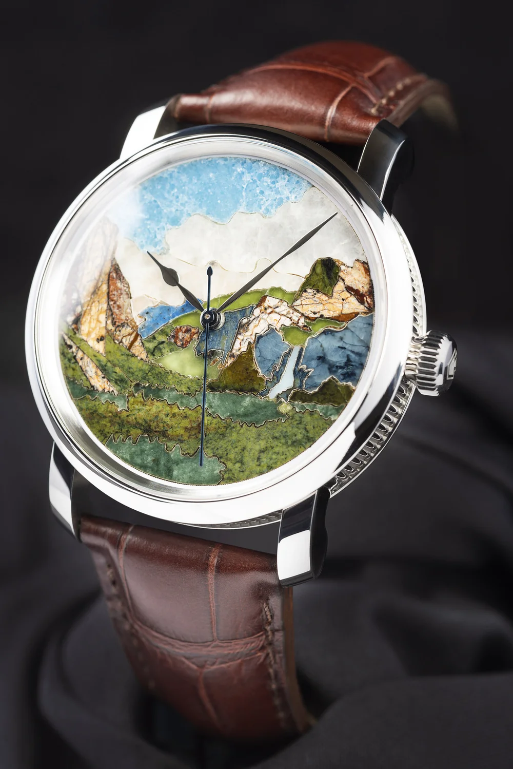 RGM Stone Marquetry Watch Dial of Yosemite National Park — RGM Watch Co.
