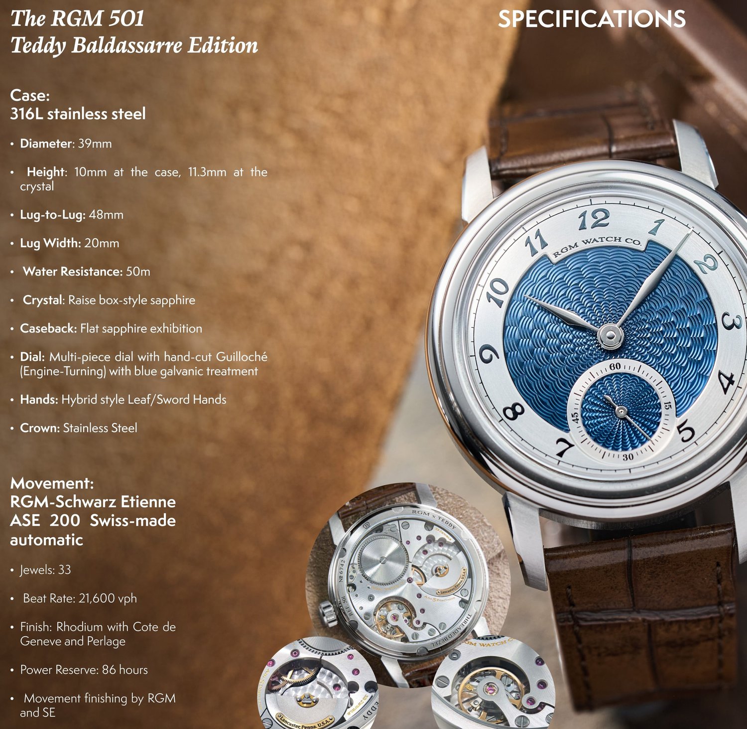 RGM X Teddy - Collaboration Watch — RGM Watch Co.
