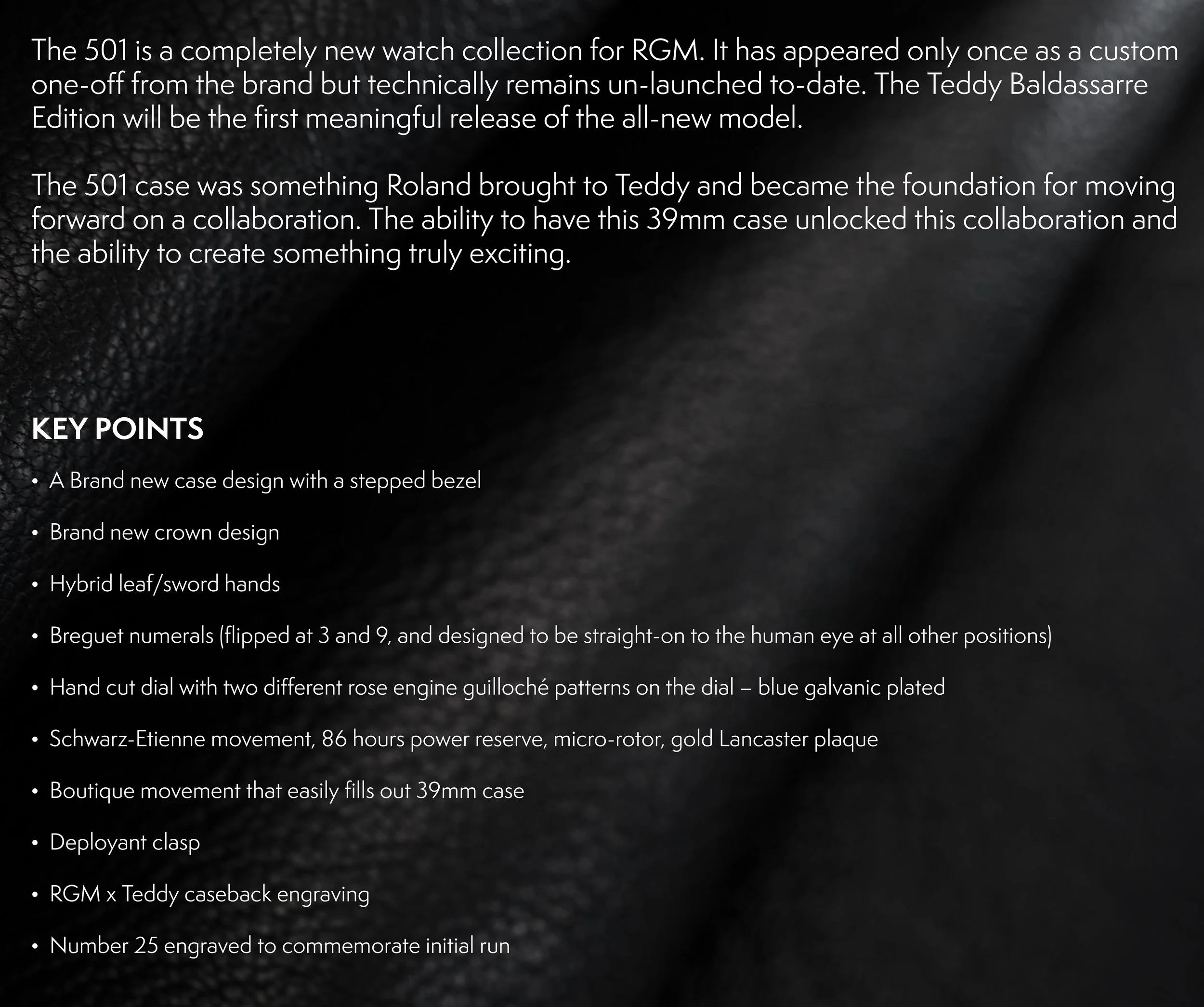 RGM X Teddy - Collaboration Watch — RGM Watch Co.