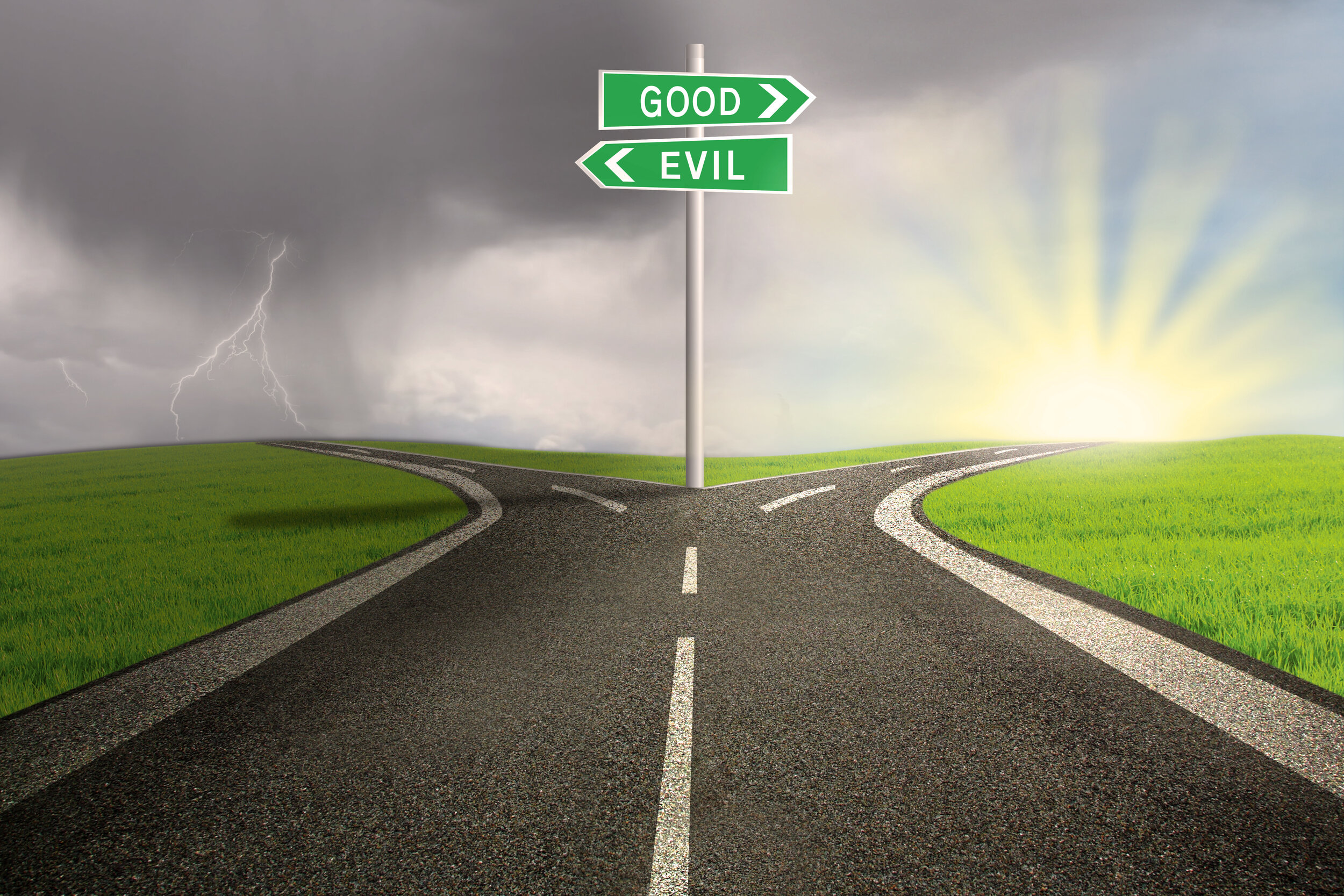 Two Paths Good And Bad Two Paths Good And Bad