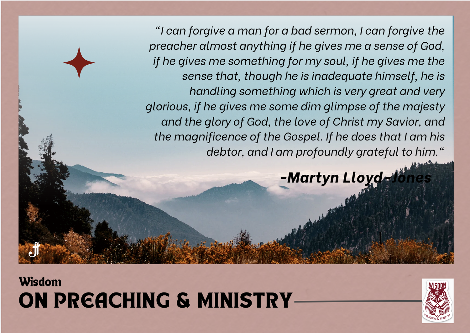 Wisdom on Preaching & Ministry — The Jenkins Institute