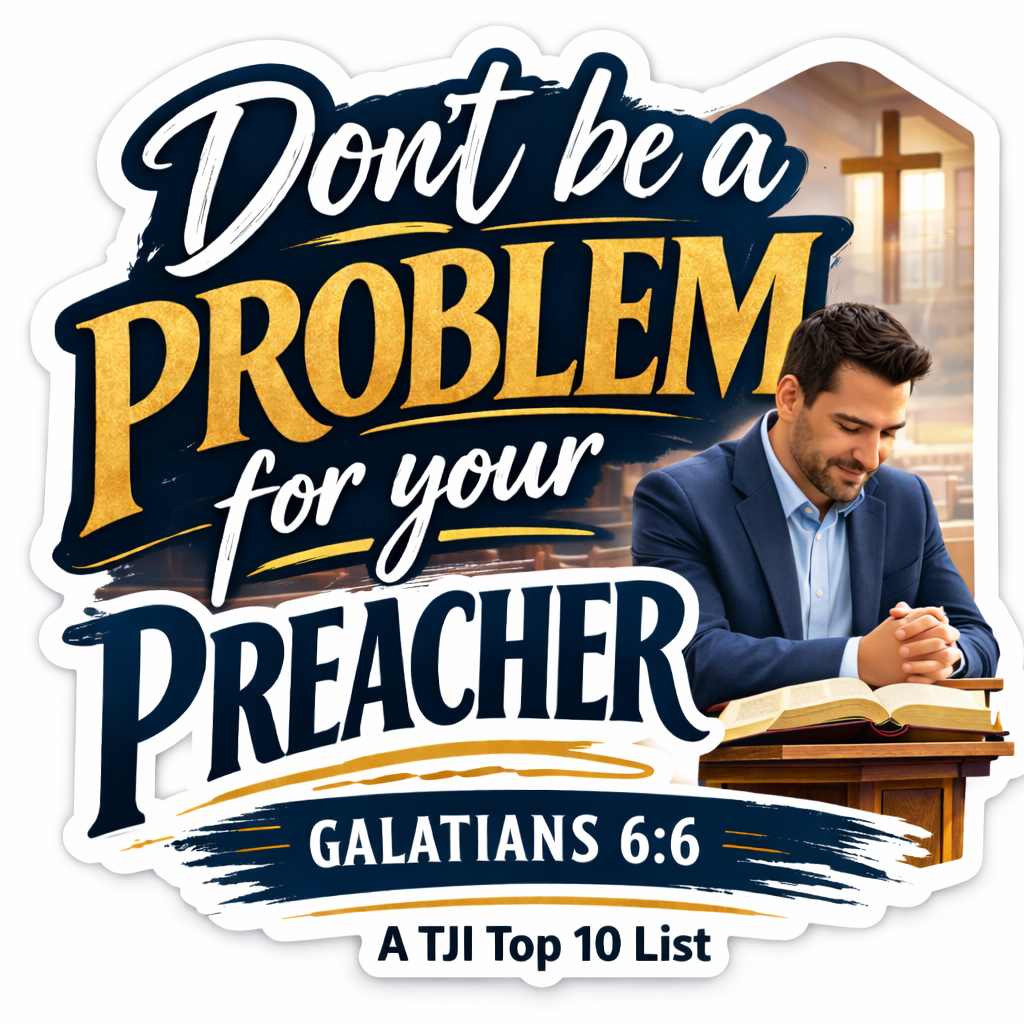 Don't Be A Problem for the Preacher — The Jenkins Institute