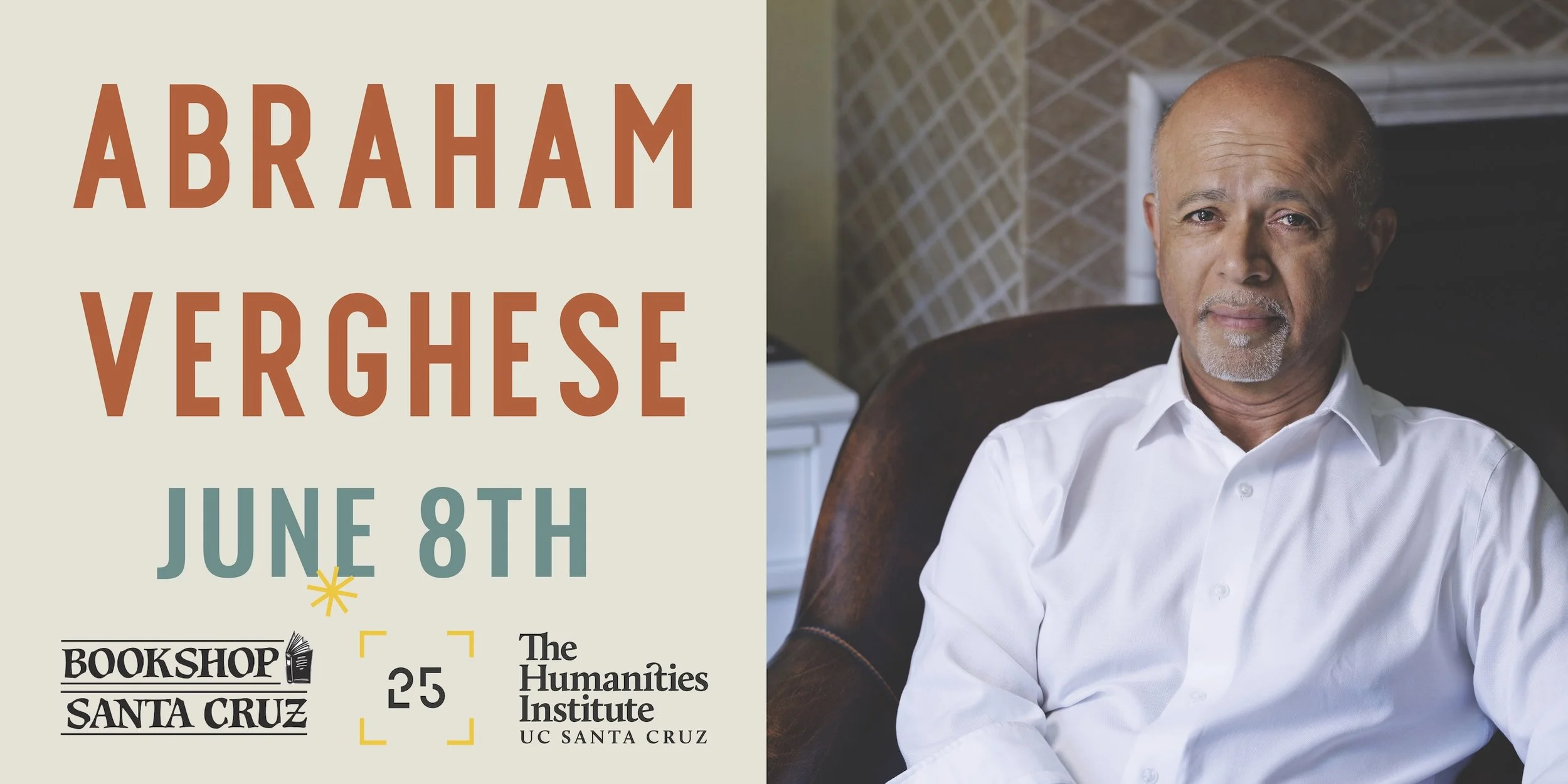 Abraham Verghese | THE COVENANT OF WATER — Rio Theatre for the Performing