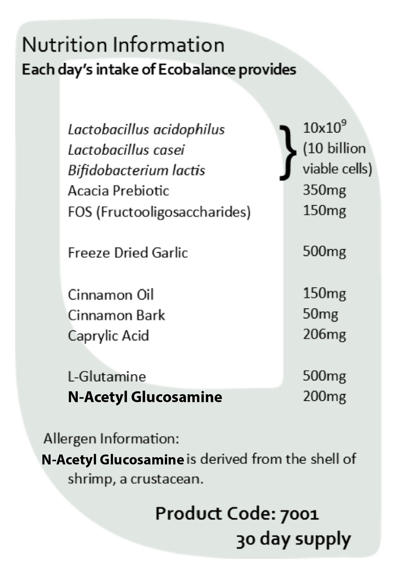 Ecobalance — Bionutri