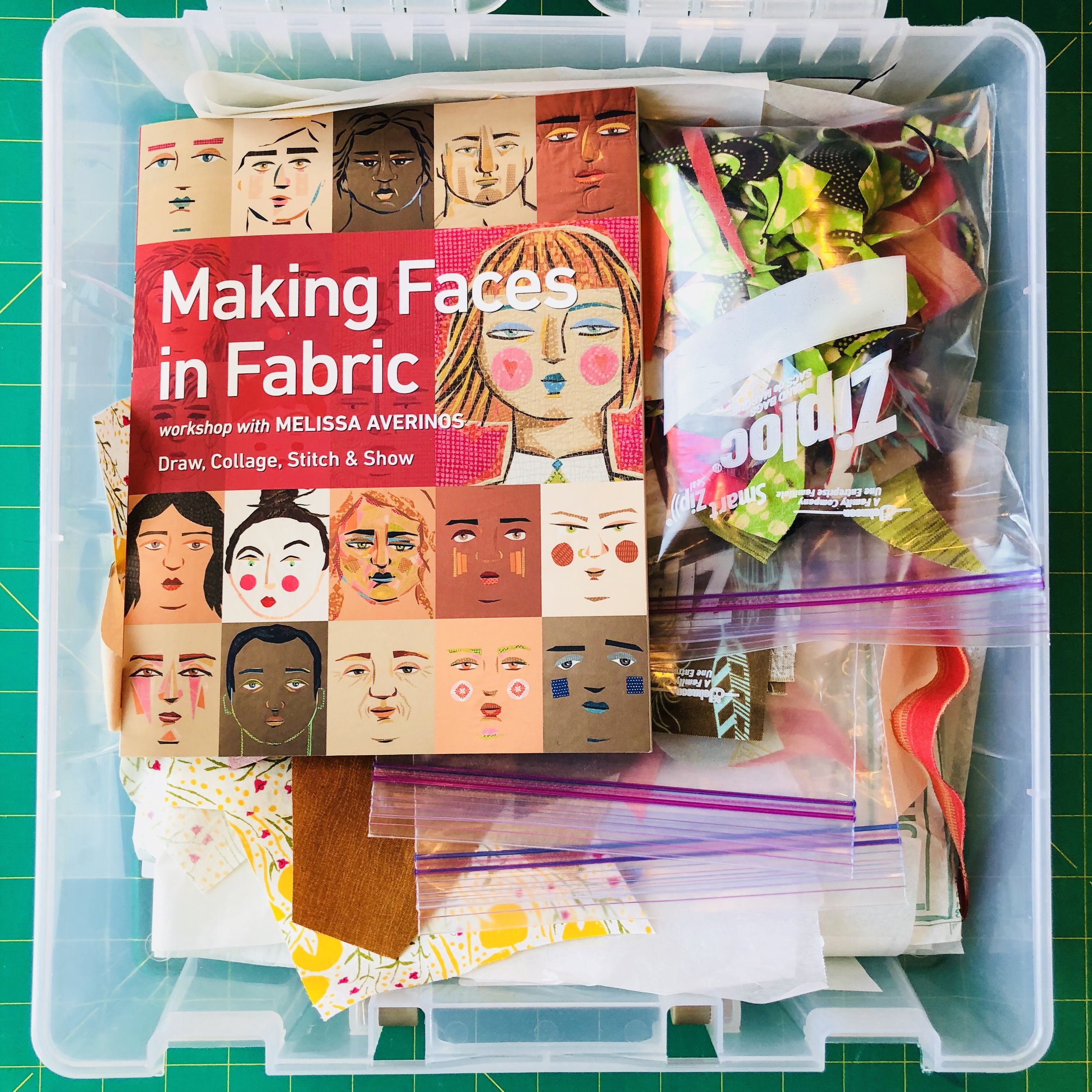 Faces in Fabric Part 2- Woman with Flowers — Kristin Shields