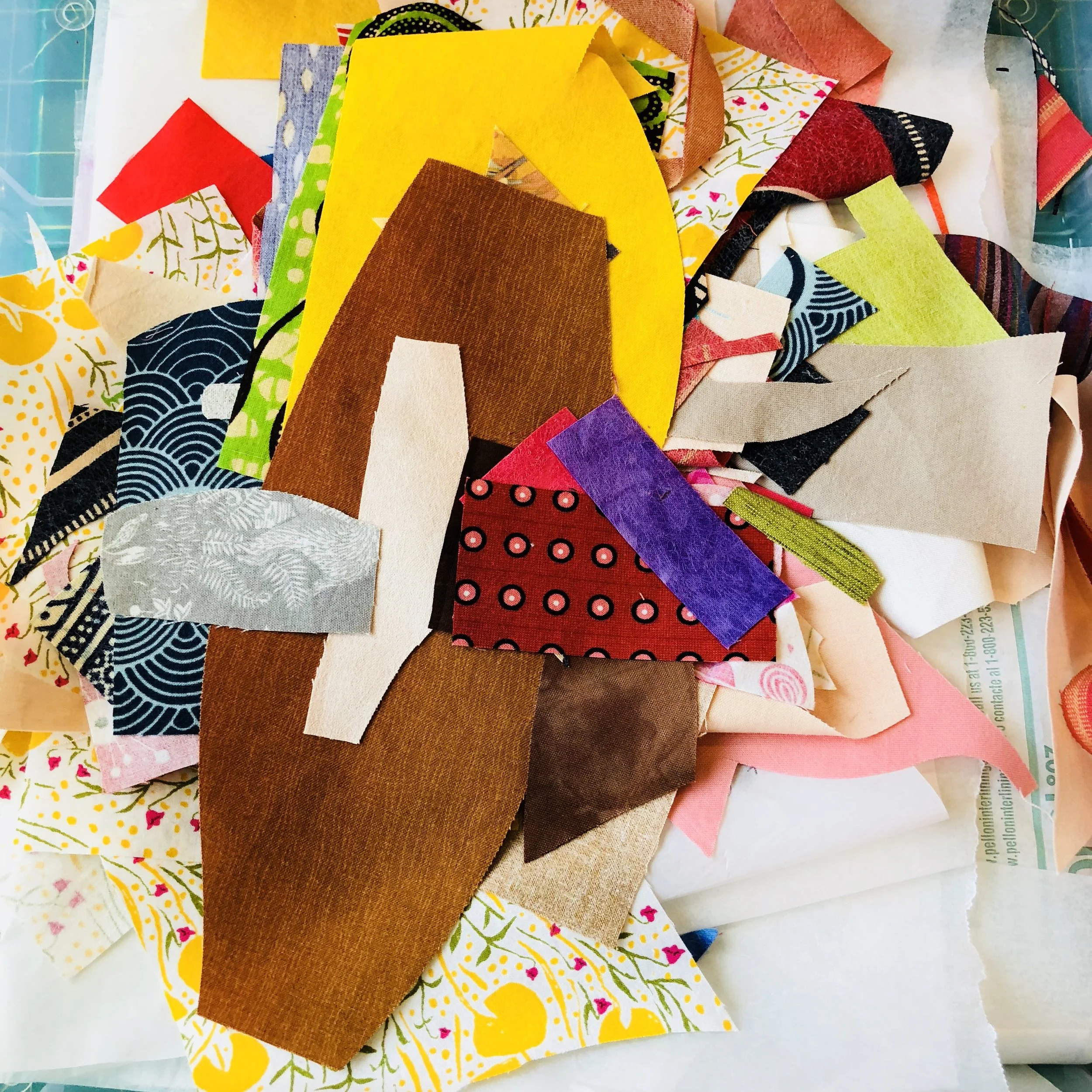 Faces in Fabric Part 2- Woman with Flowers — Kristin Shields