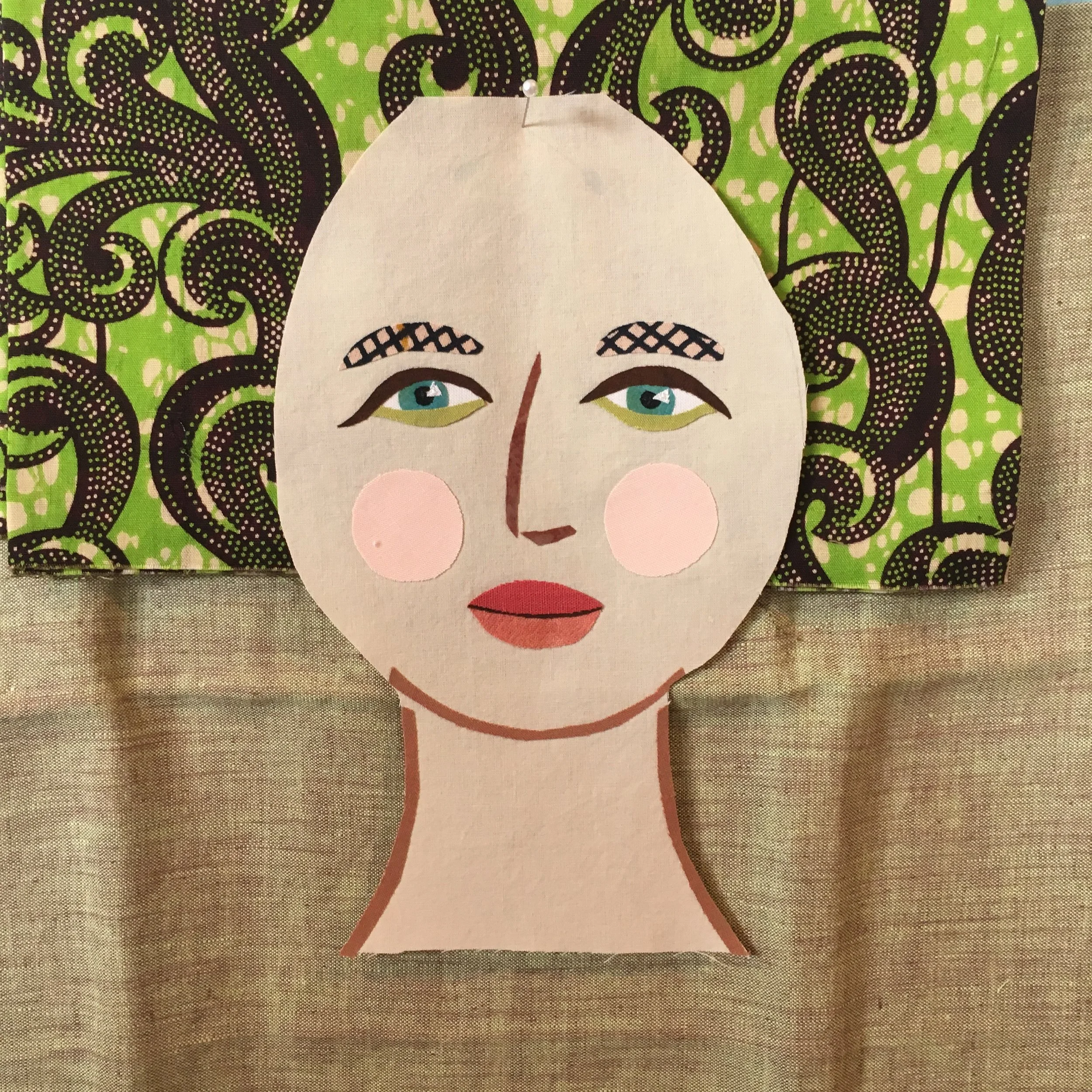 Faces in Fabric Part 6- Frog Lady — Kristin Shields
