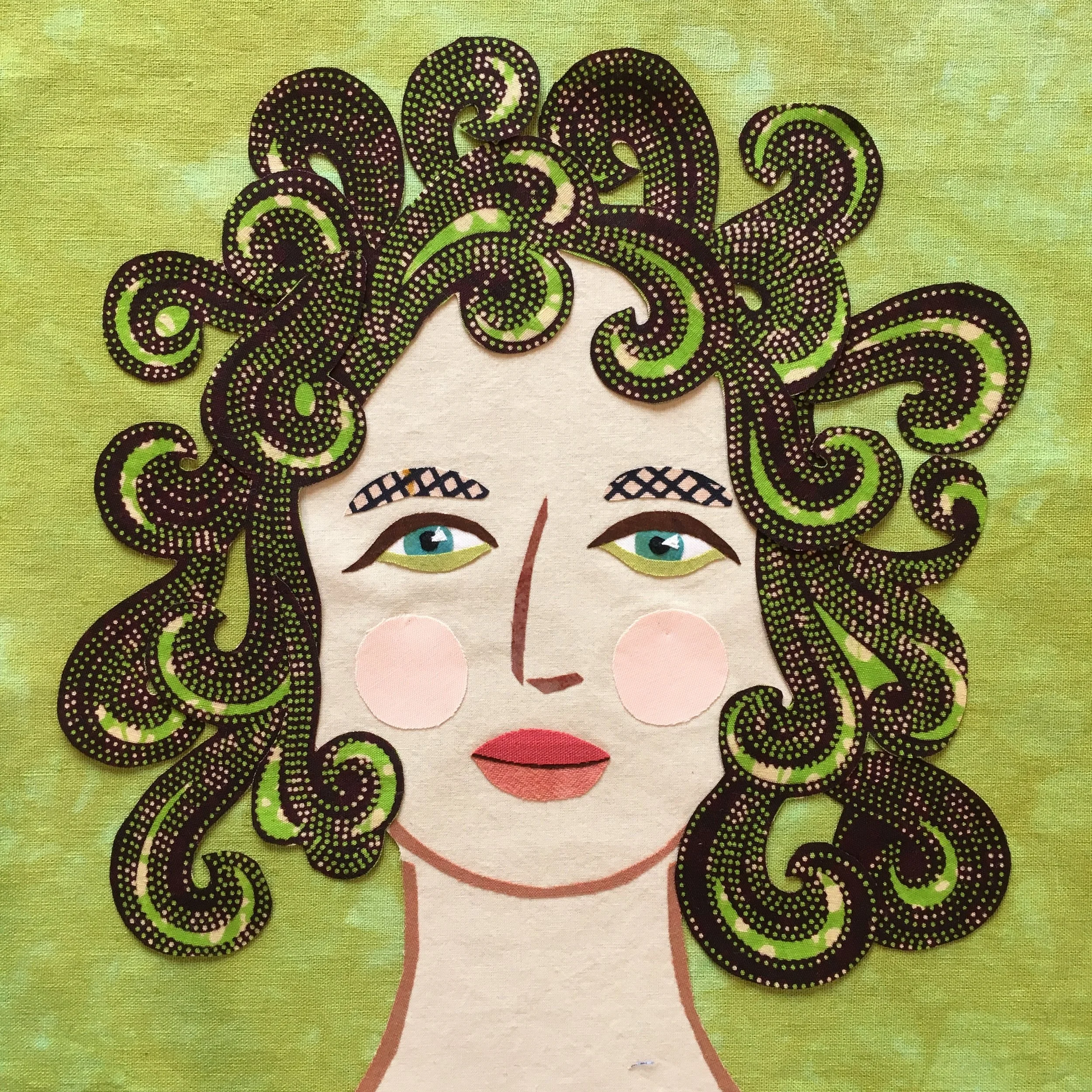 Faces in Fabric Part 6- Frog Lady — Kristin Shields