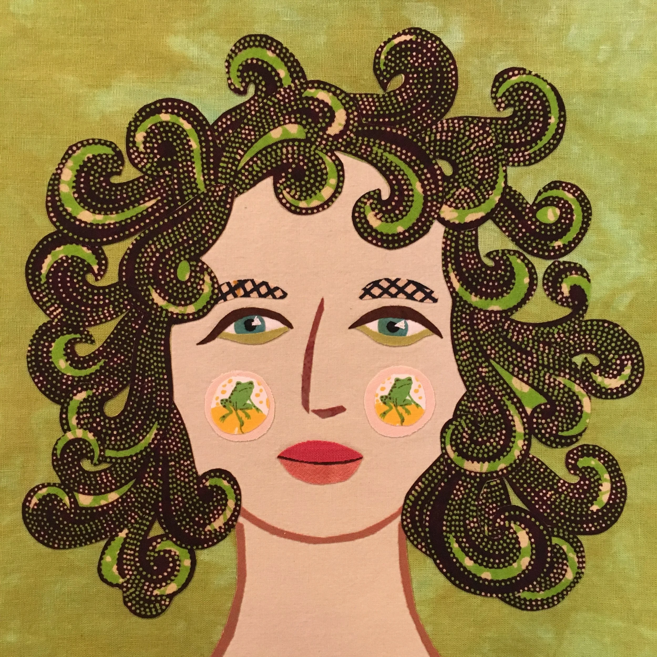 Faces in Fabric Part 6- Frog Lady — Kristin Shields