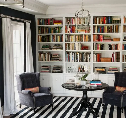 Round Library Tables — Sarah Greenman