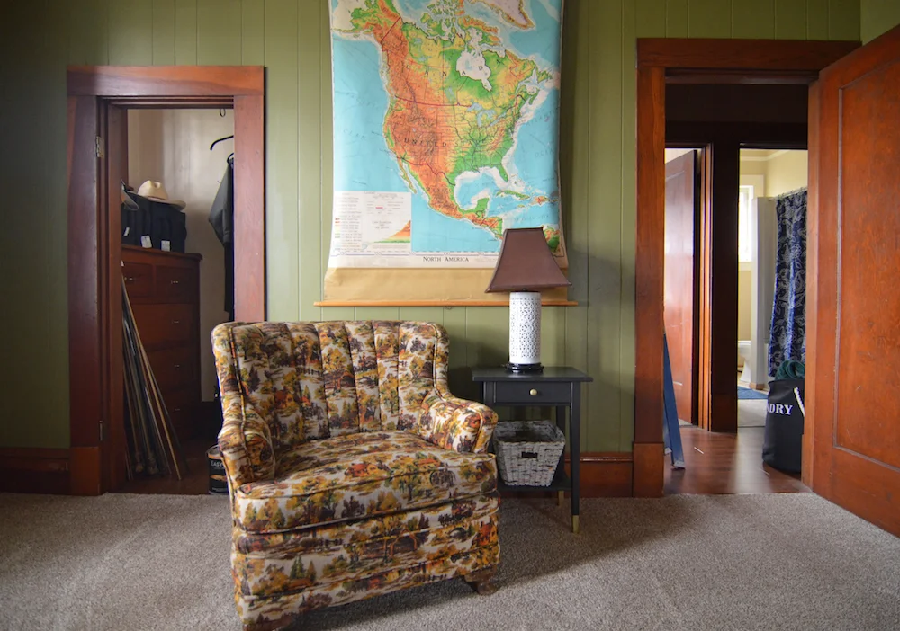 Olive Green in the Office at Pine Cottage — Sarah Greenman