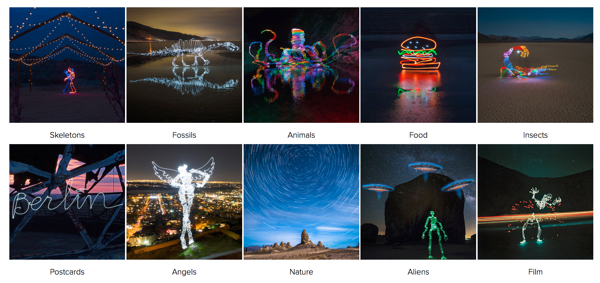 A Guide to Light Writing Tools — National Parks at Night