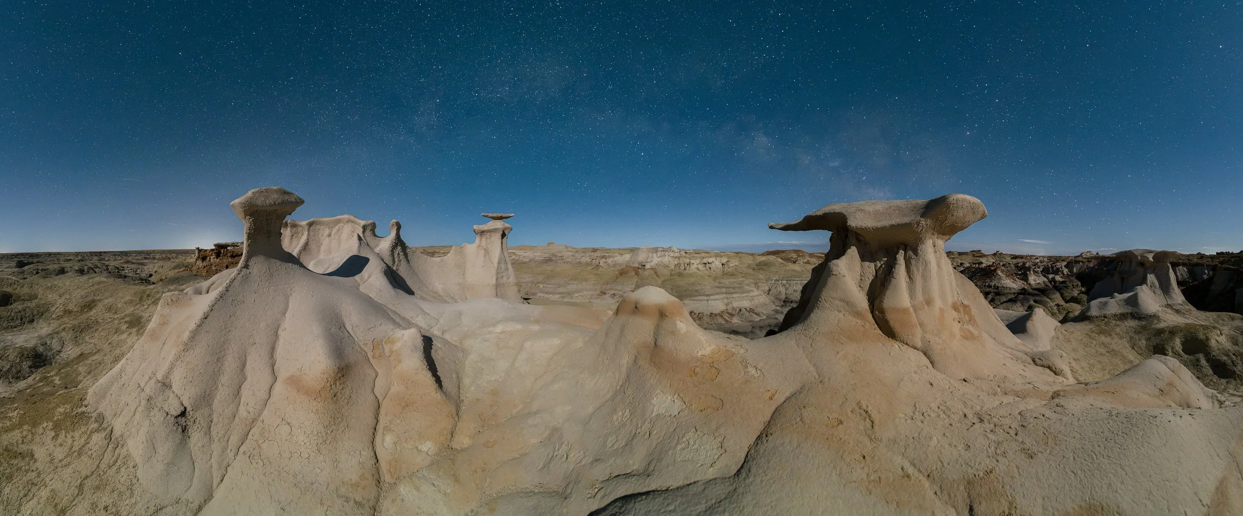 Bisti Badlands & Ship Rock 2025 — National Parks at Night