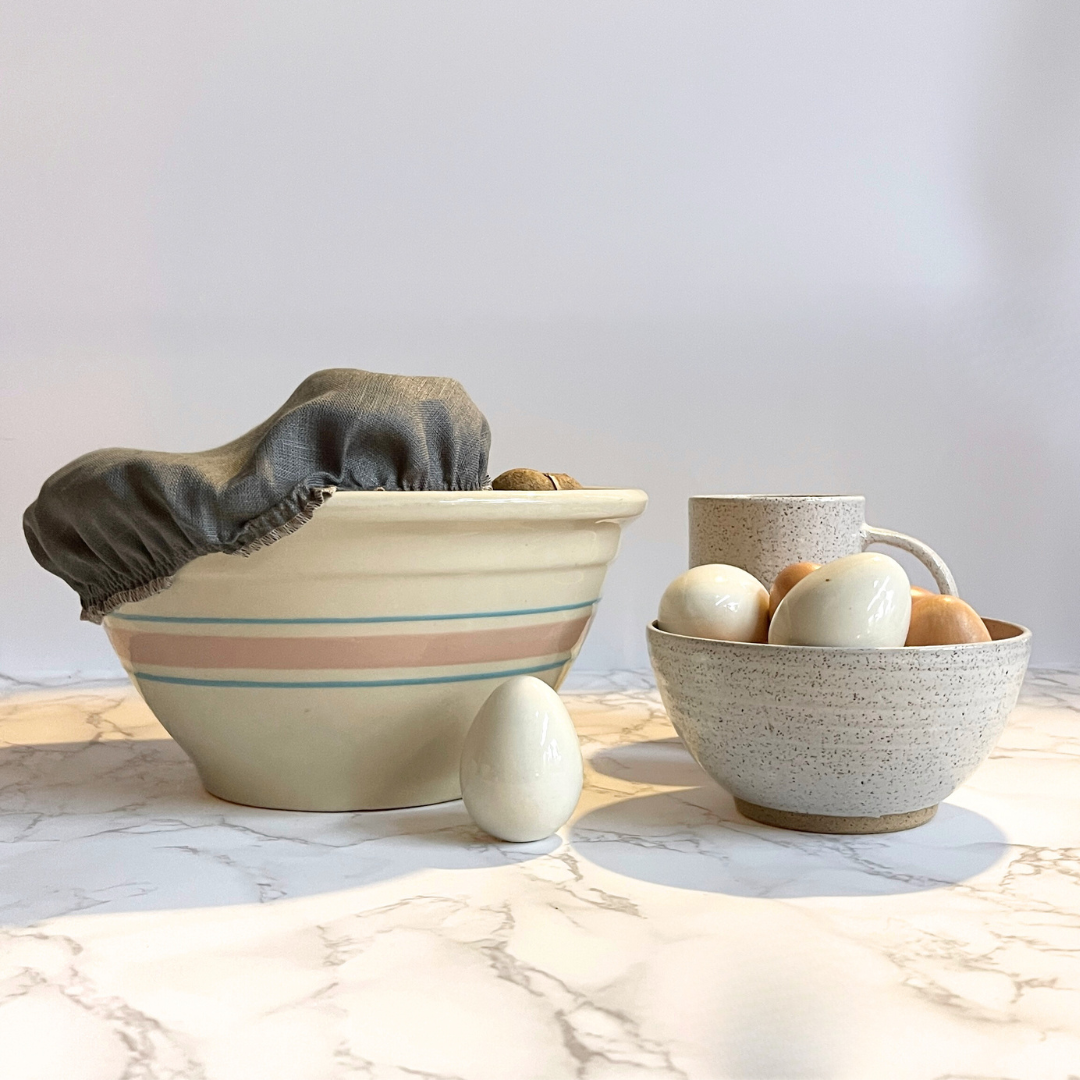 Small Batch Linen Dish Covers • Medium — Amphitrite Studio