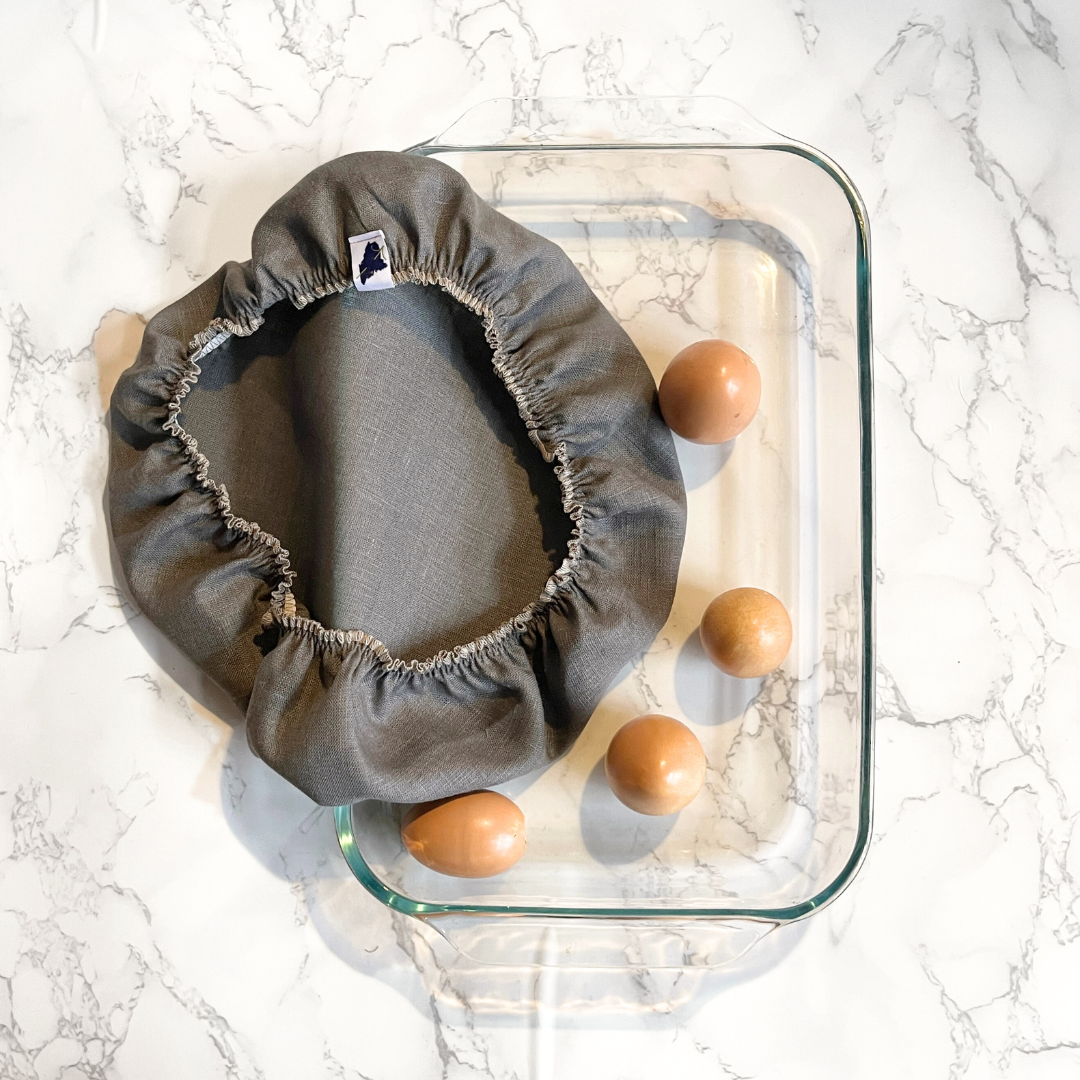 Small Batch Linen Dish Covers • Medium — Amphitrite Studio