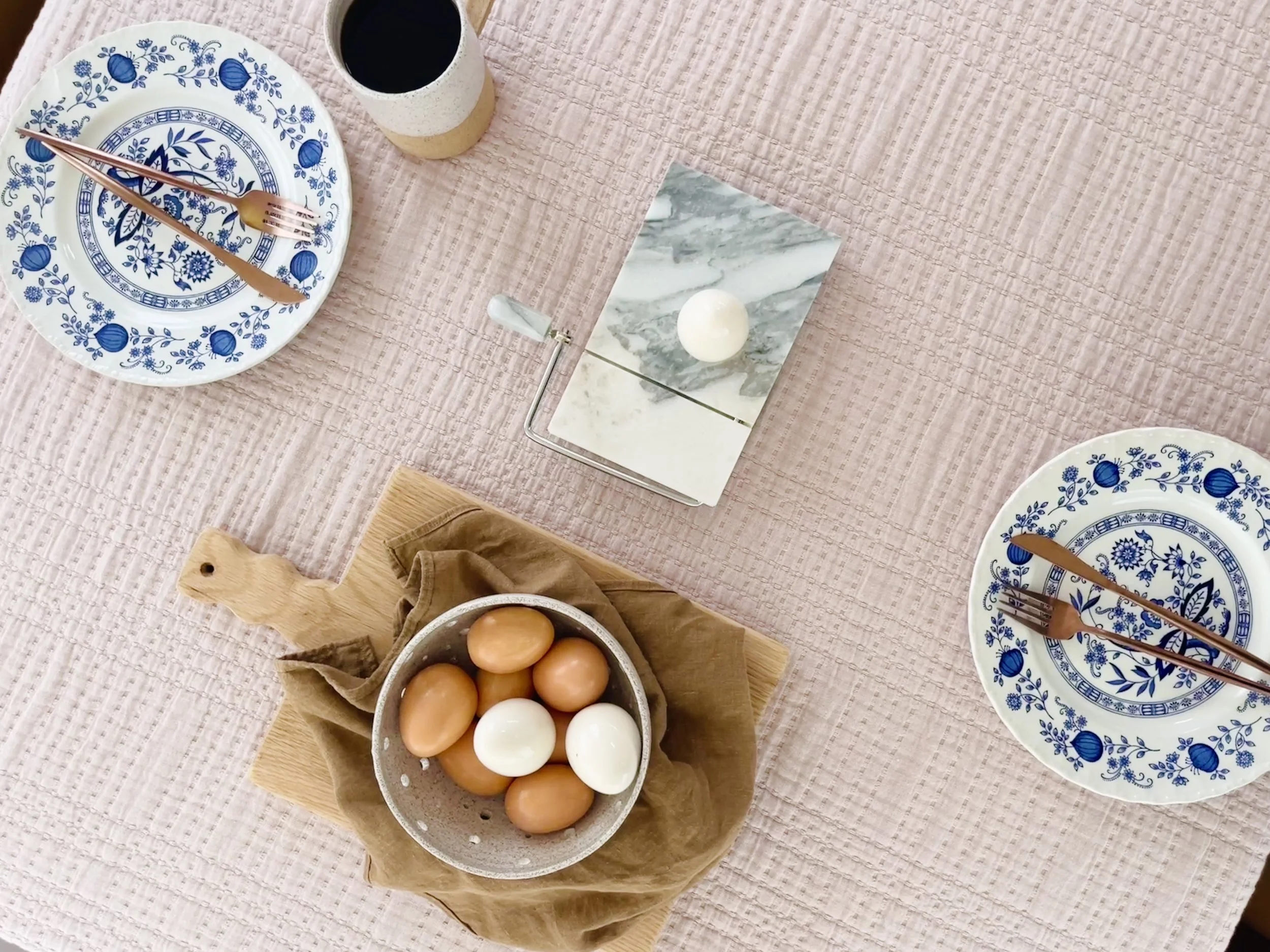 Heirloom linens for everyday use.