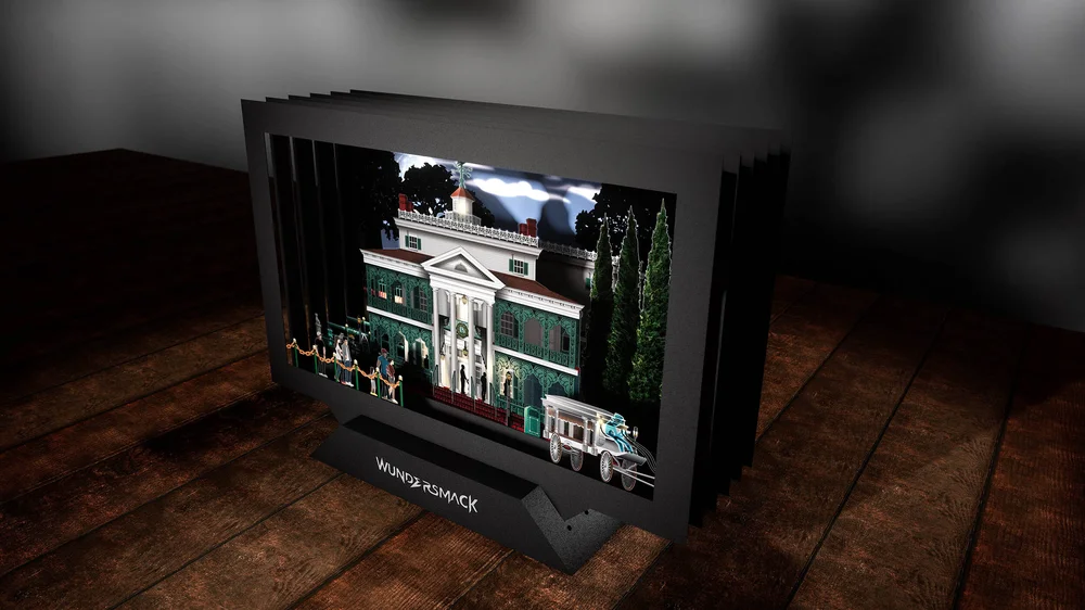 Haunted Mansion Diorama — WUNDERSMACK | Handcrafted Multilayered Dioramas