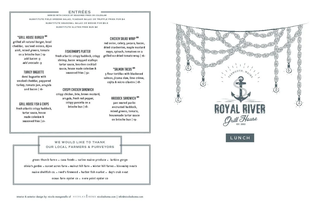 Lunch — Royal River Grill House