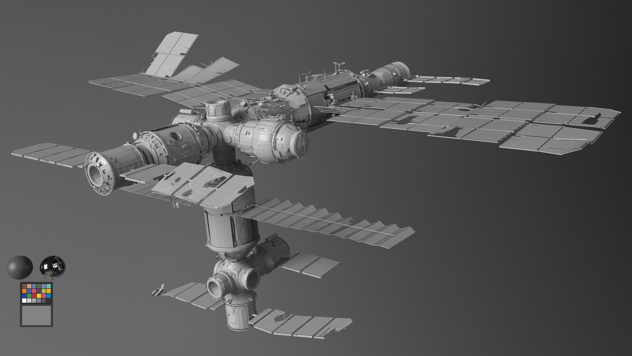 Tiangong Space Station Gravity