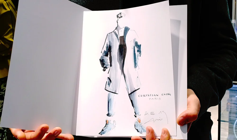 Christian Dior Design Sketches
