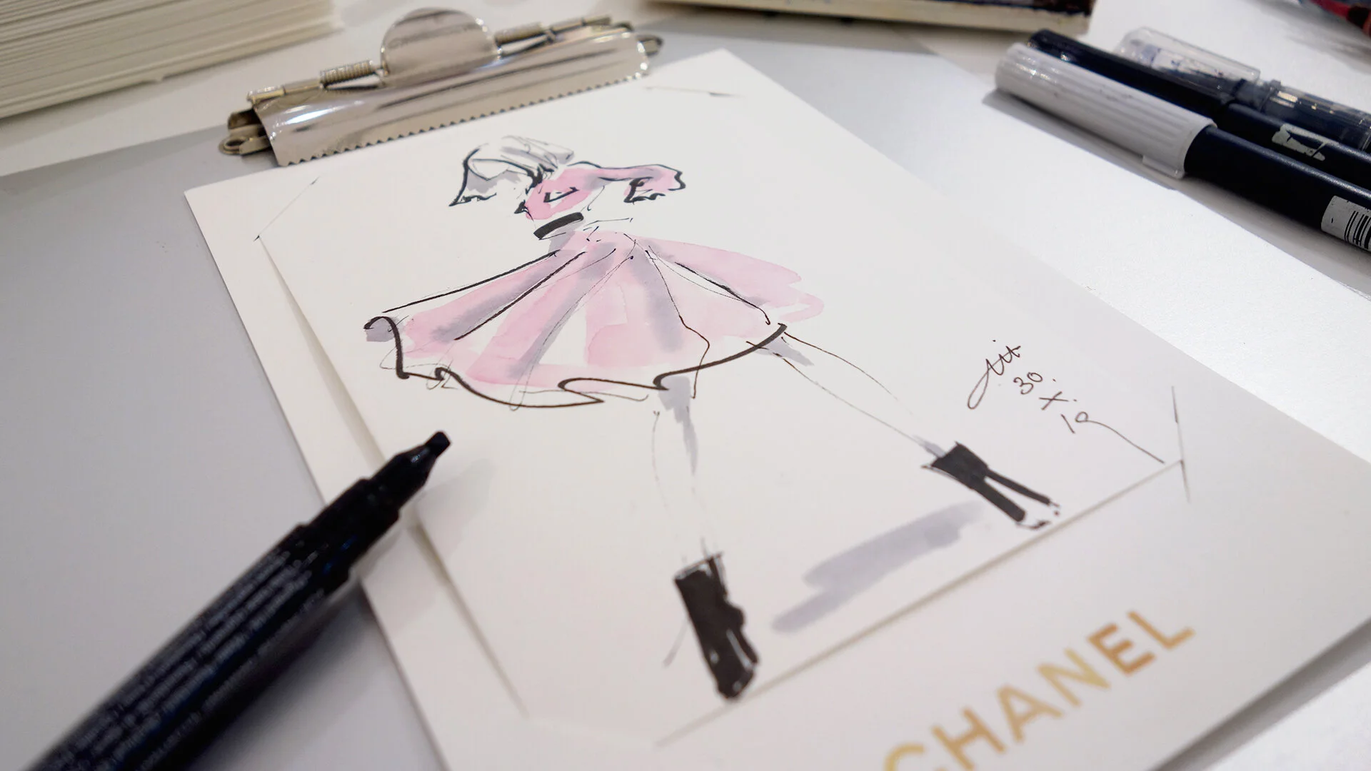 Chanel Fashion Sketch