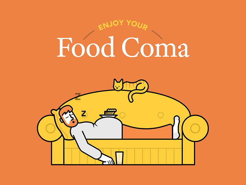 Food Coma Gif