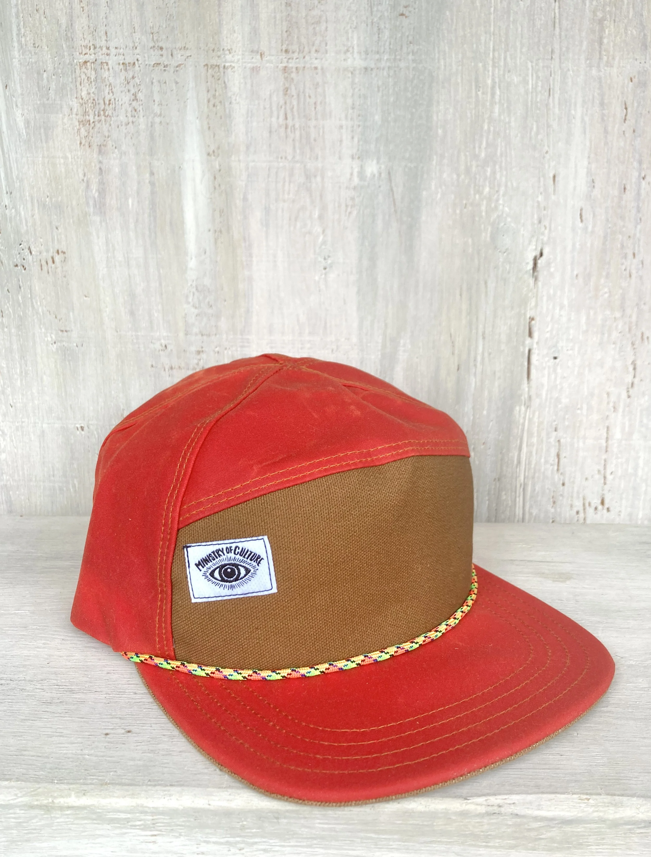 Ministry of Culture - Handmade Gray Waxed Canvas 6 Panel Hat