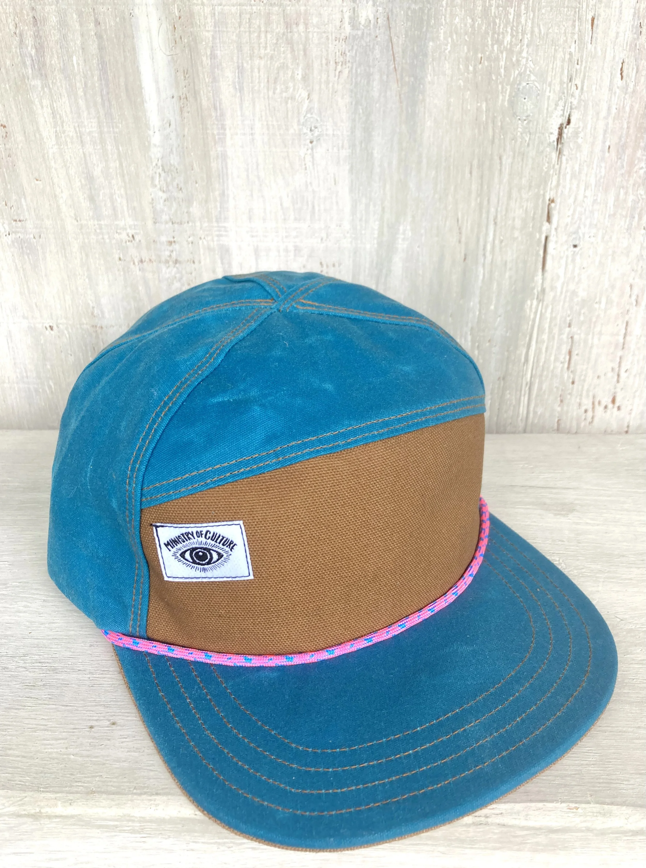 Ministry of Culture - Handmade Gray Waxed Canvas 6 Panel Hat