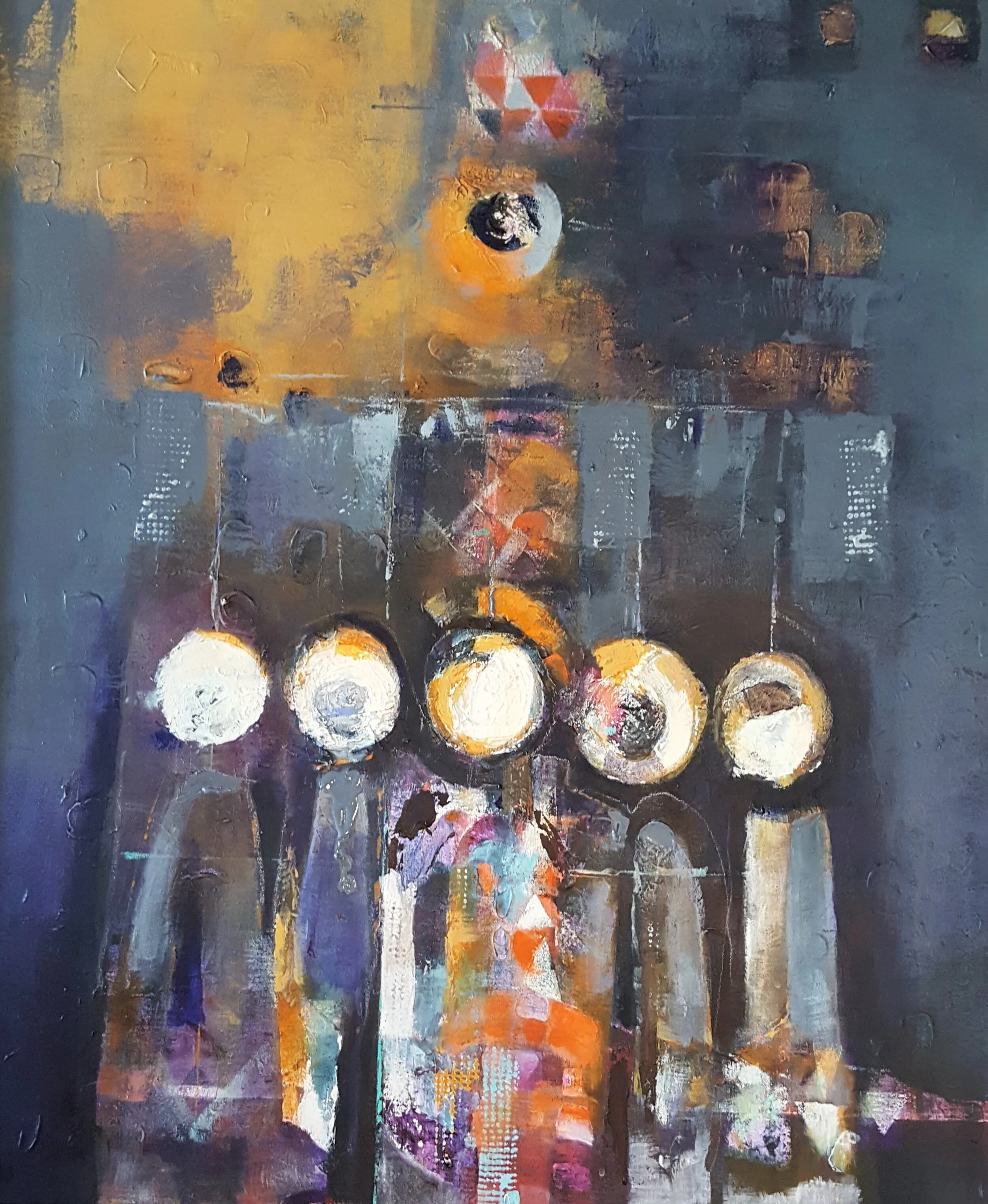 Acrylic on Canvas — LUBNA MOUSA
