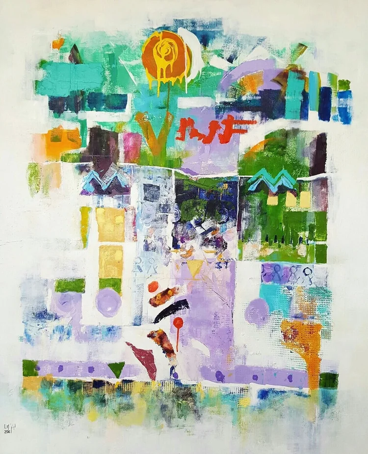 Acrylic on Canvas — LUBNA MOUSA