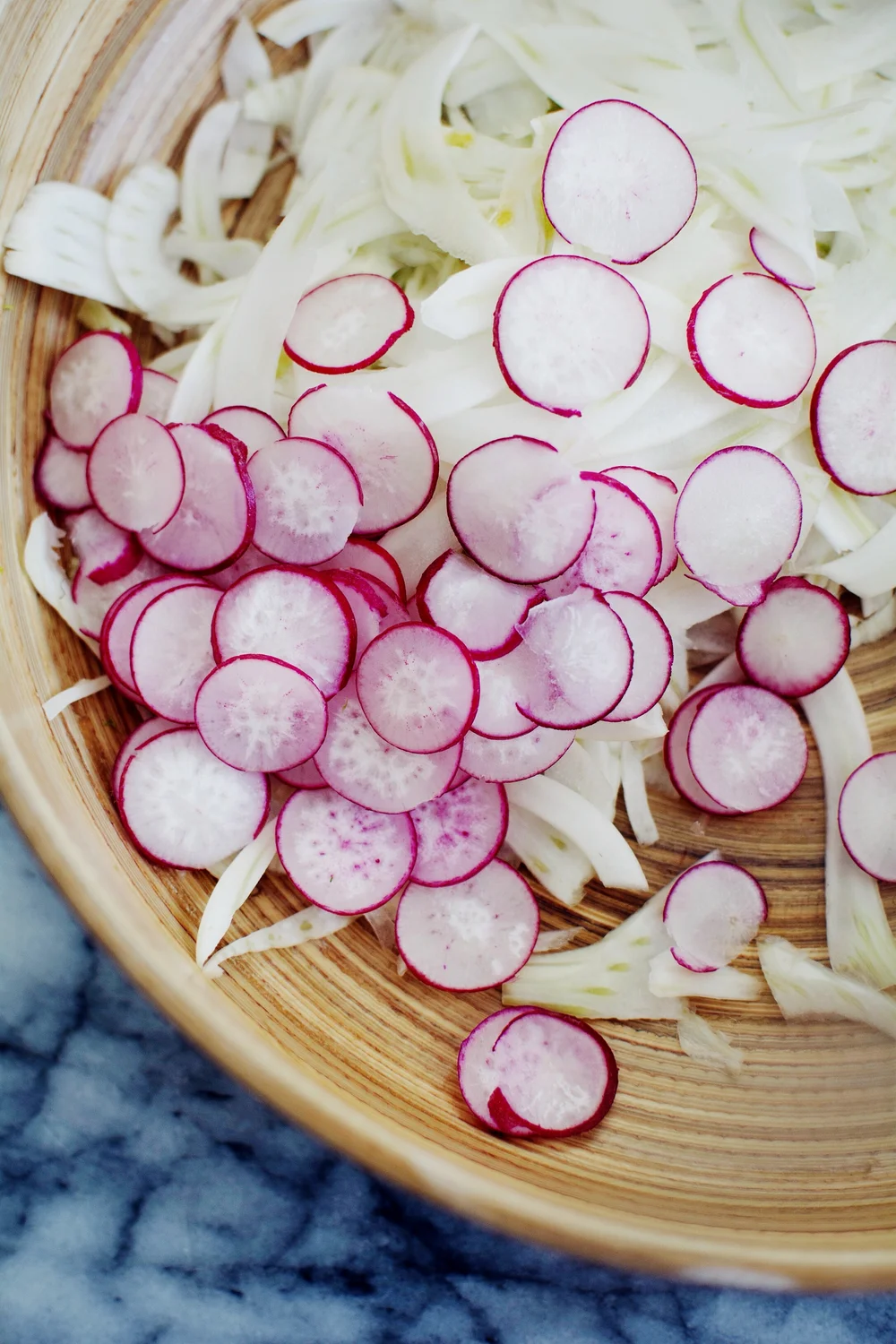 Vegan Fennel, Radish + Broccoli Slaw | gabriella simonian