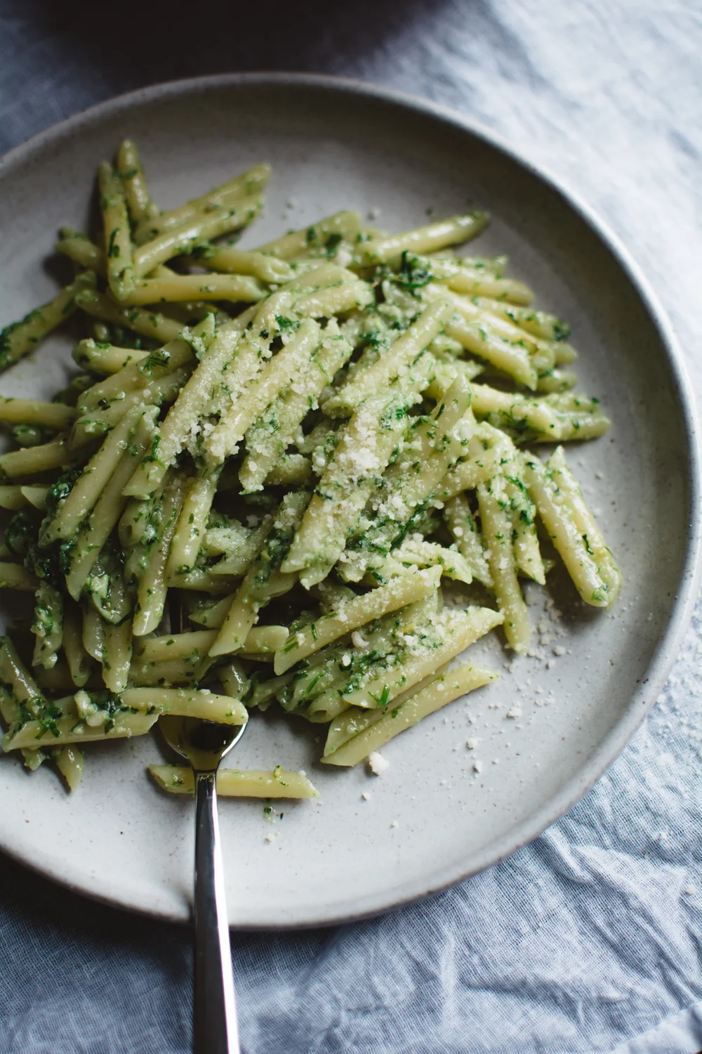Chive + Basil Pesto | gabriella simonian