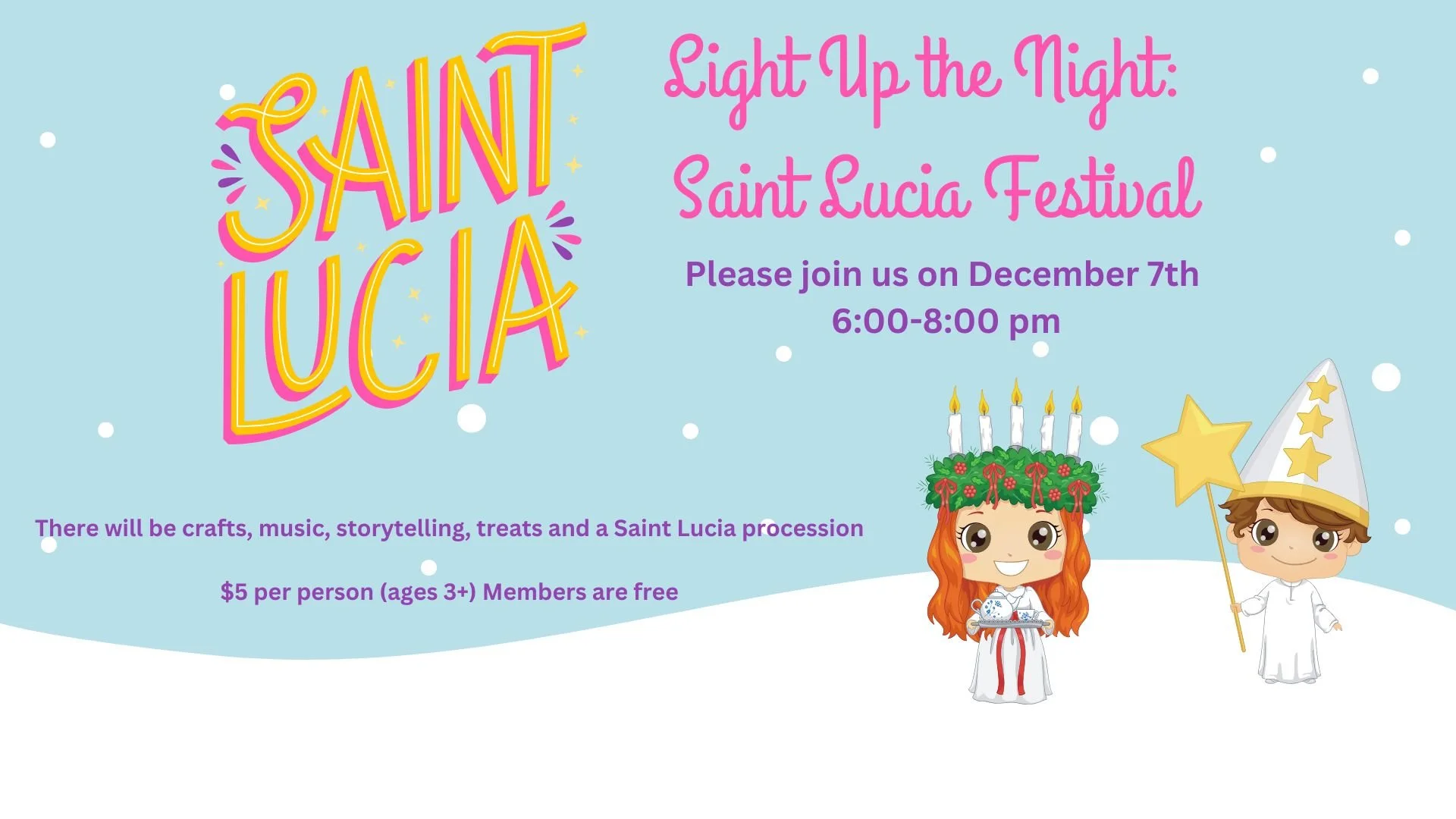 Light Up the Night: 9th Annual Saint Lucia Festival — Harbor History Museum