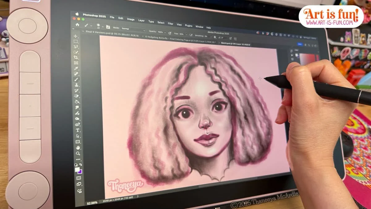 Huion Kamvas 13 Gen 3 Drawing Tablet Review + Artist Demo — Art is Fun