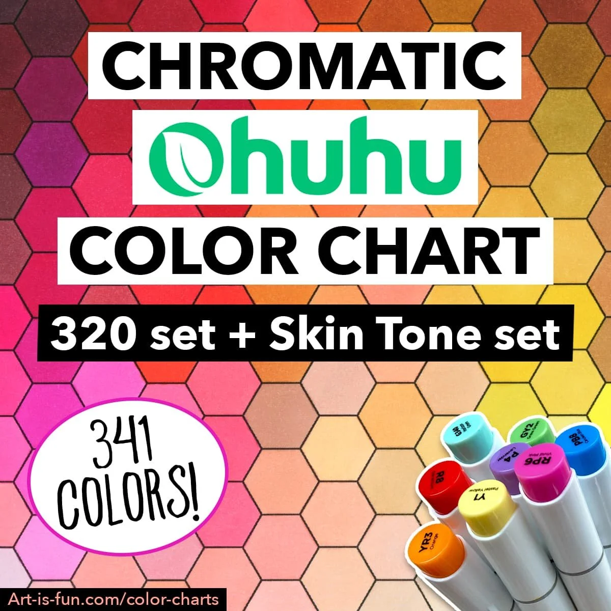 Custom Copic Color Chart - Organized Chromatically by Hue, Value and ...